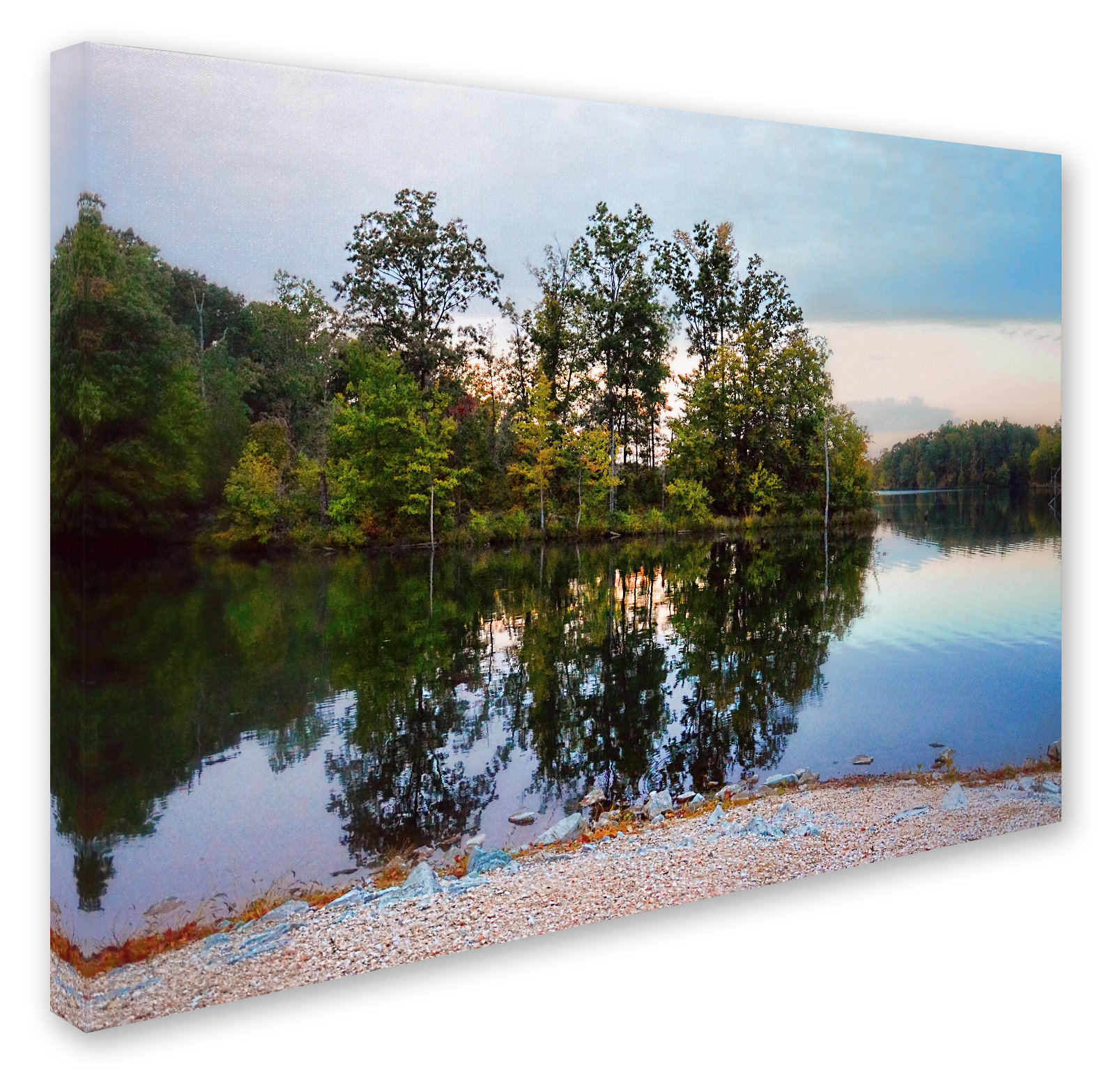 Trademark Fine Art 'Sunset At Lake Graham 1' Photographic Print on ...