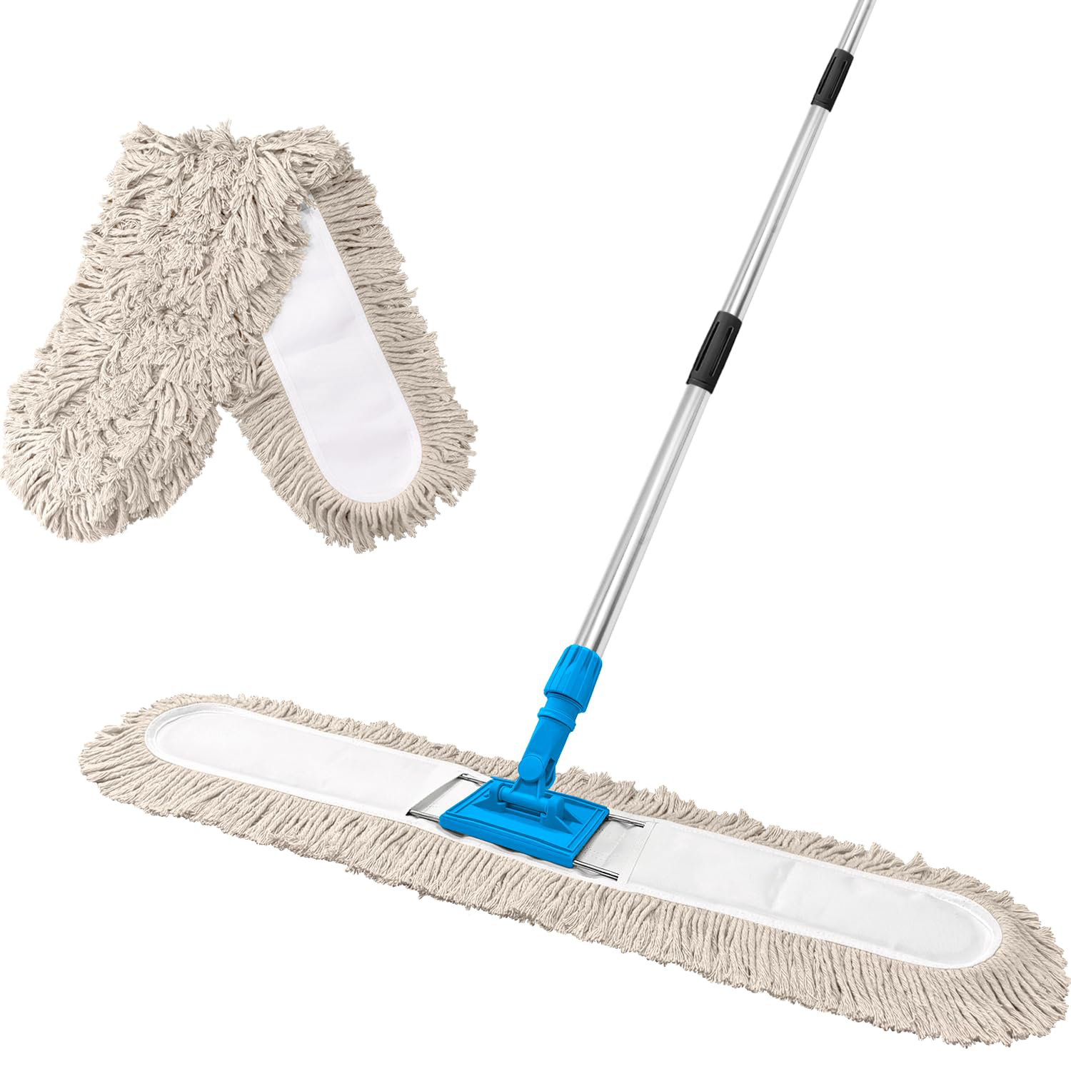 FEIYAN 36” Commercial Dust Mop For Floor Cleaning, Industrial Dry Mop ...