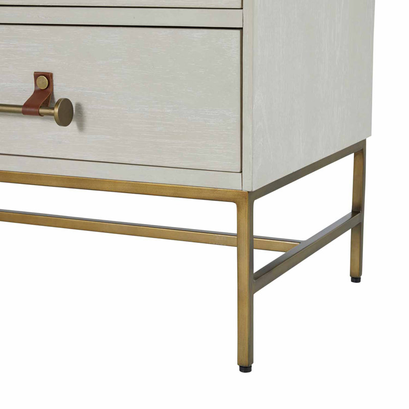 Gabby Maya 5 Drawer 44" W Solid Wood Dresser | Wayfair