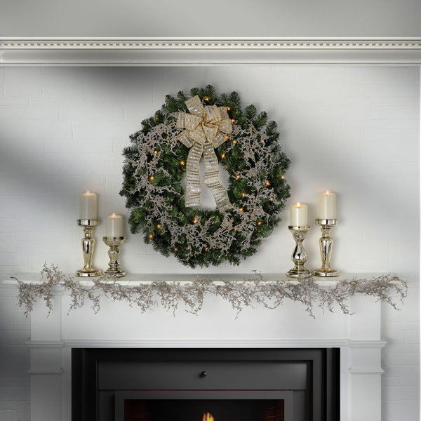 The Holiday Aisle® 6' Glitter Sparkling Angel Fern Garland & Reviews ...