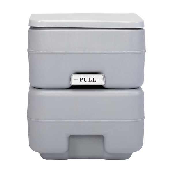 Toeasliving GPF Floor Mounted & Portable Push-rod Toilet - Wayfair Canada