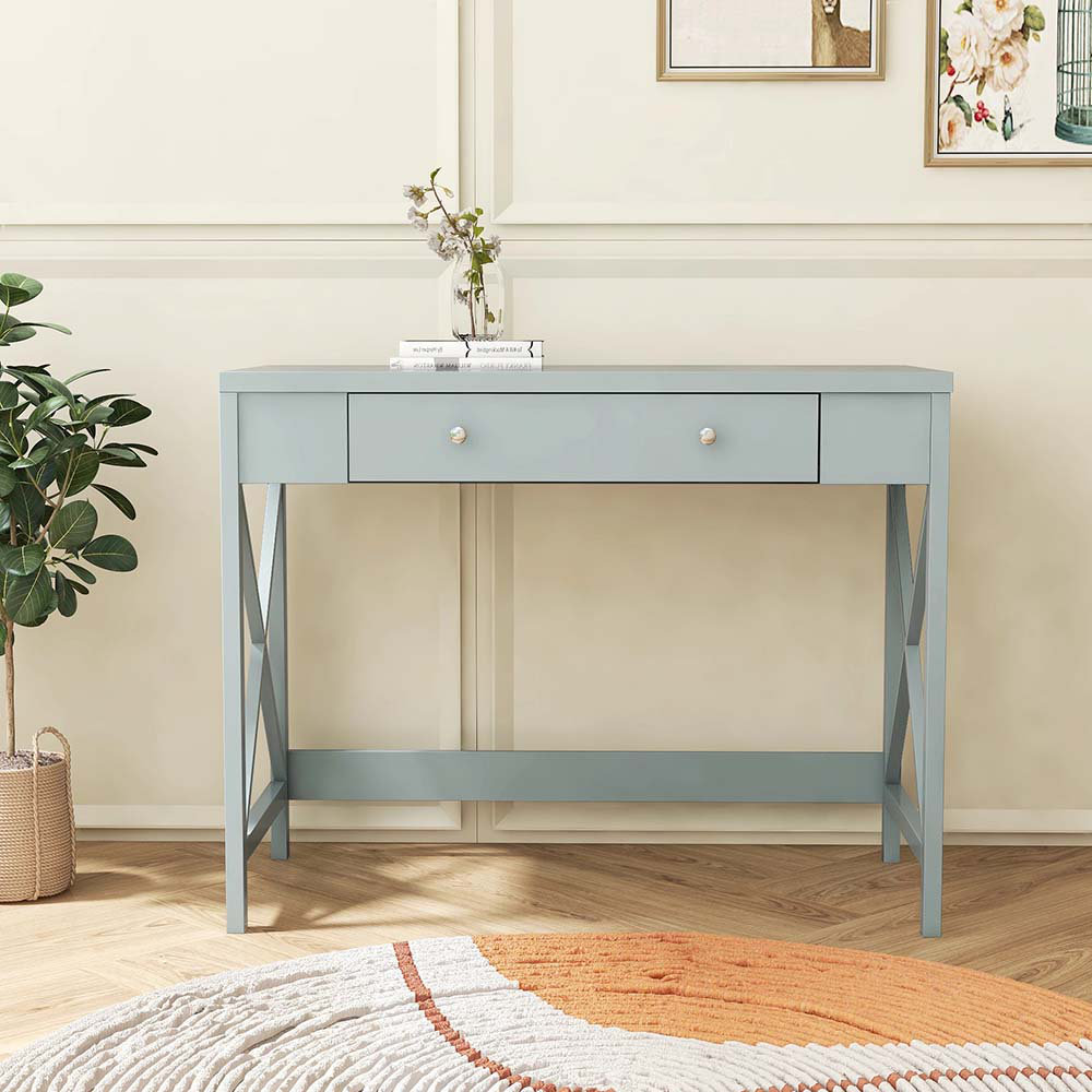 Latitude Run® Modern Home Office Desk Study Table Writing Desk with ...