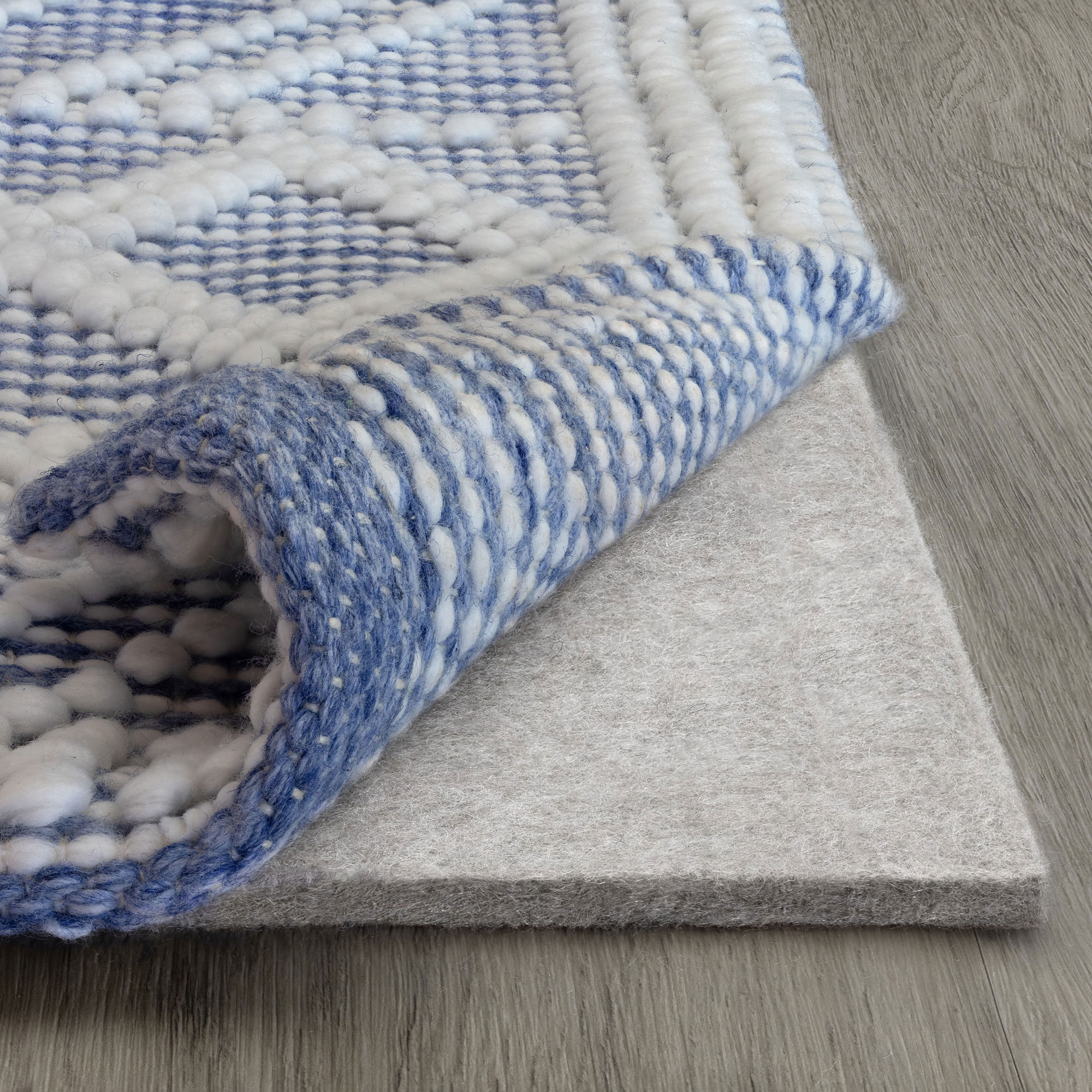 RugPadUSA Eco-Plush 100% Felt Premium Cushioned Rug Pad (1/4 ...