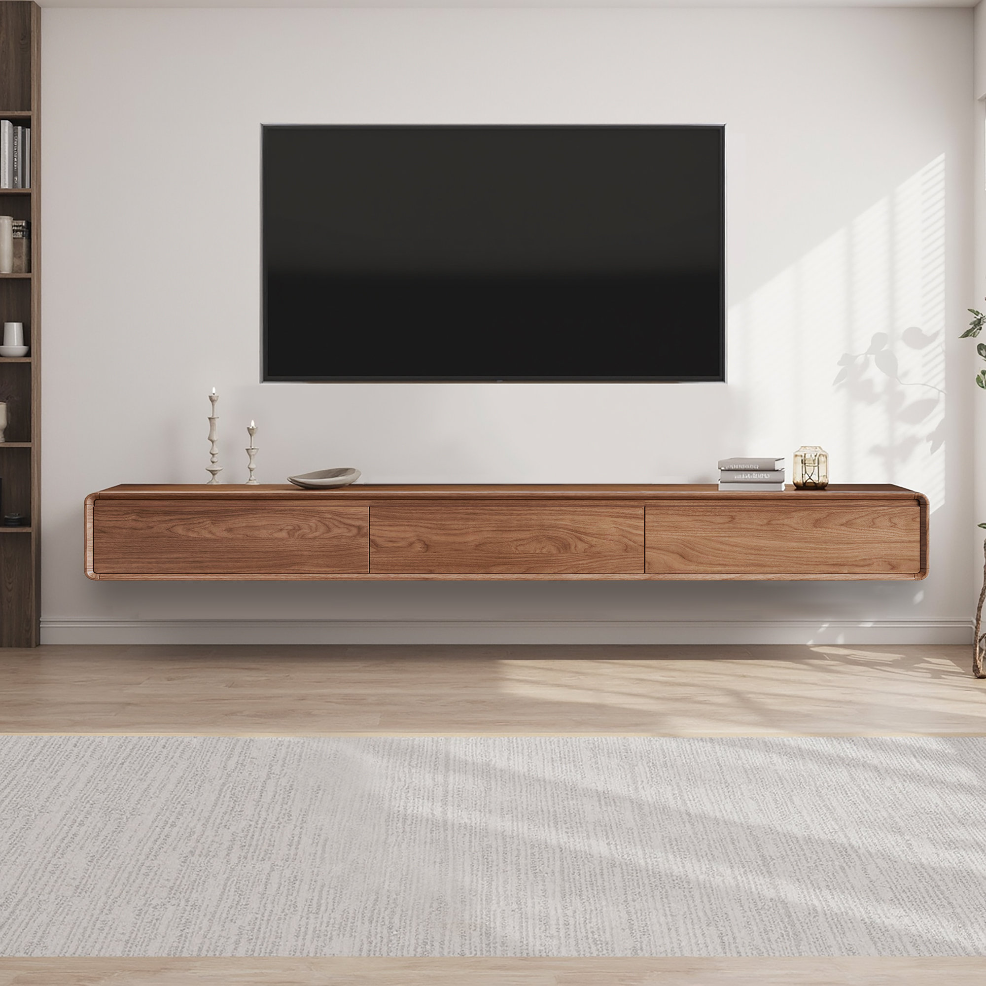 Latitude Run® Modern Floating TV Stand With 3 Drawers & Reviews | Wayfair