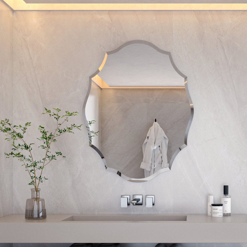 House of Hampton® Emitte Beveled Wall Mirror "& Reviews" | Wayfair