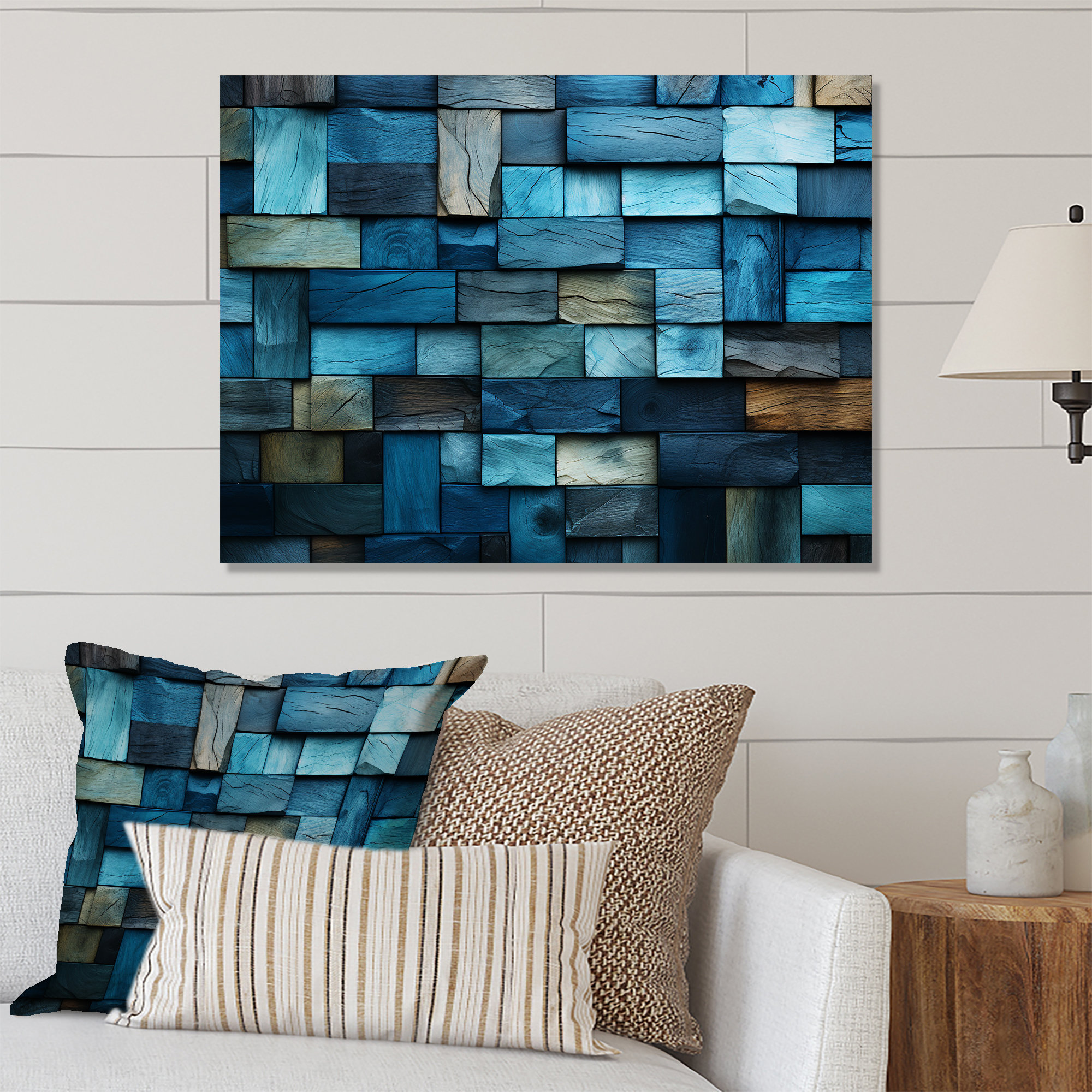 Brayden Studio Boho Earth Element Stones Mosaic III - Boho Mosaic Metal ...