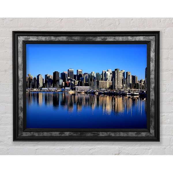 Bright Star Vancouver Skyline - Single Picture Frame Print | Wayfair.co.uk