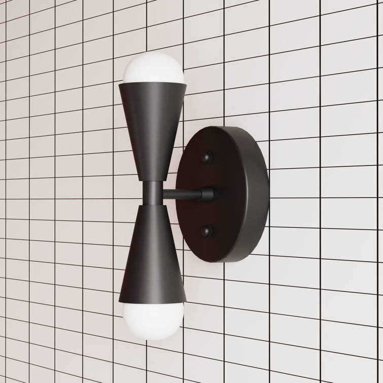 George Oliver Jaeli Steel Armed Sconce | Wayfair