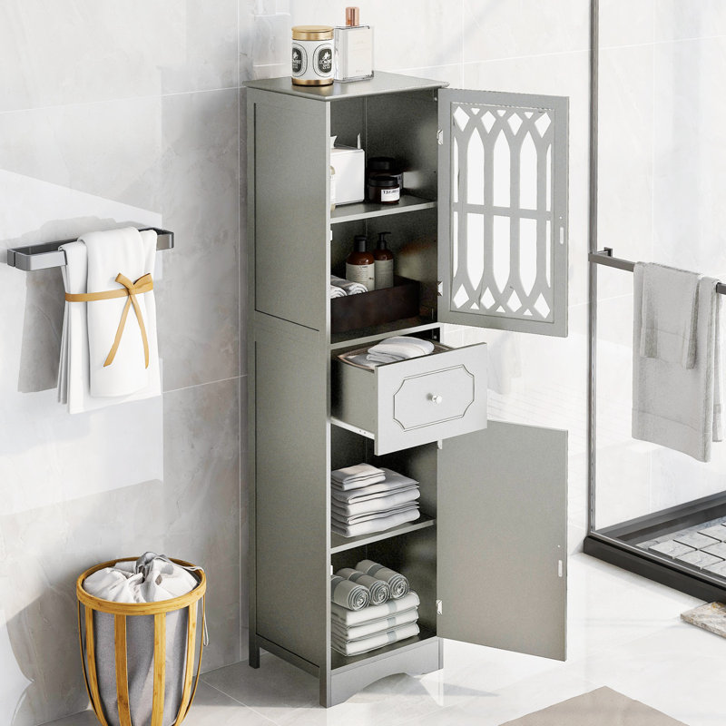 Red Barrel Studio® Rindham 63.8'' Kitchen Pantry, Pantry Cabinet, Tall ...