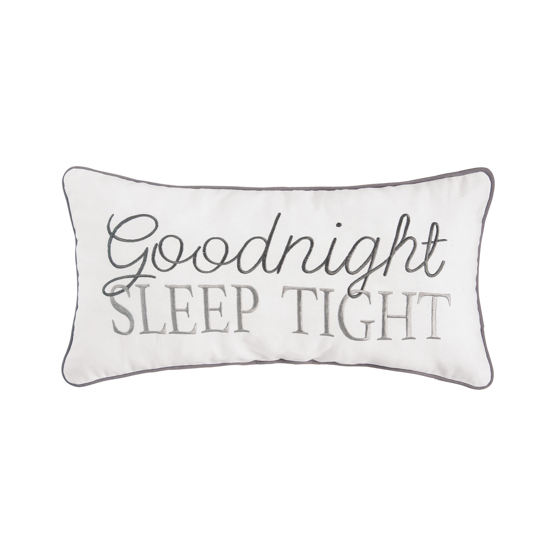 C&F Home Goodnight Sleep Tight Rectangular Cotton Pillow Cover & Insert ...