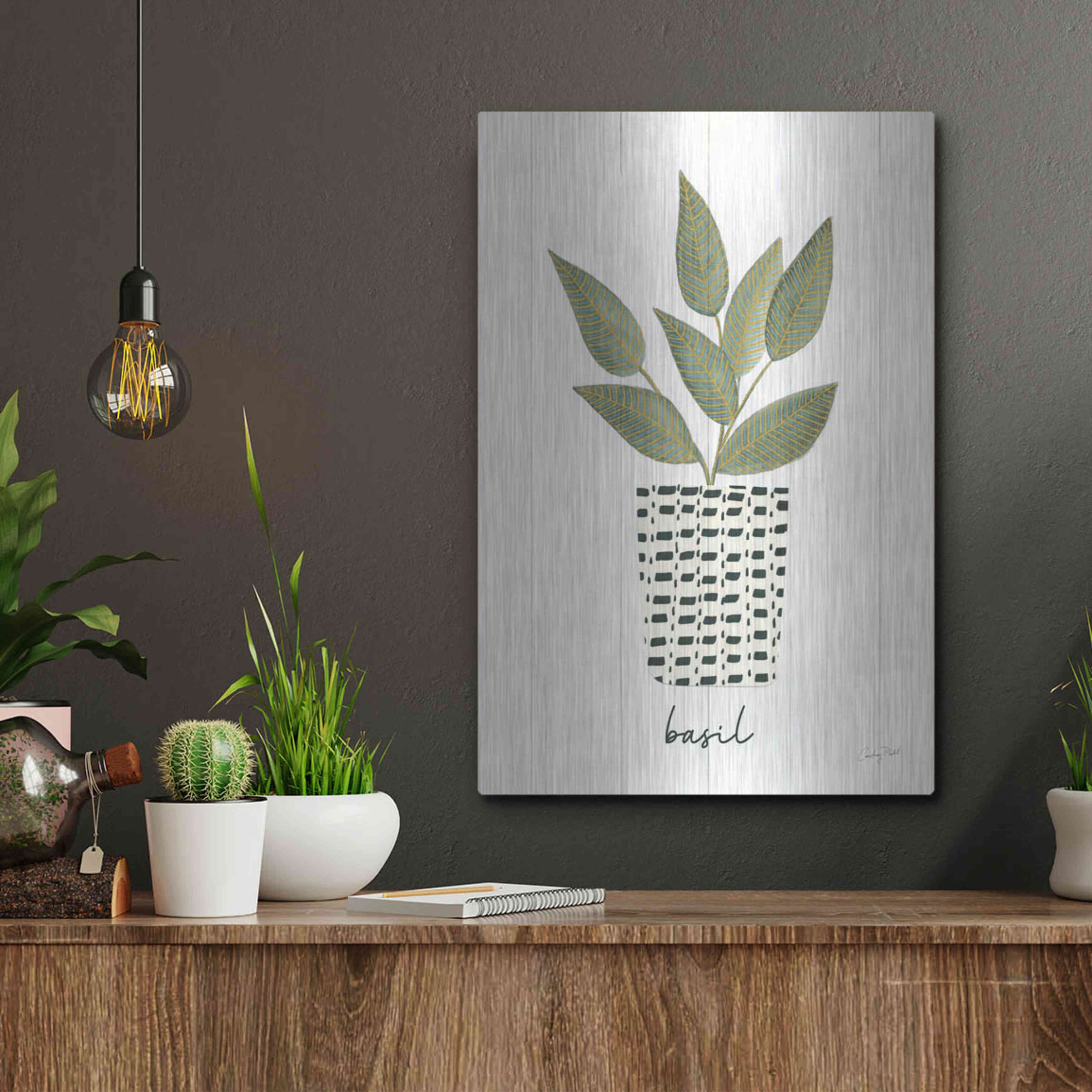 Gracie Oaks 'Herb Garden VII by Courtney Prahl, Metal Wall Art | Wayfair