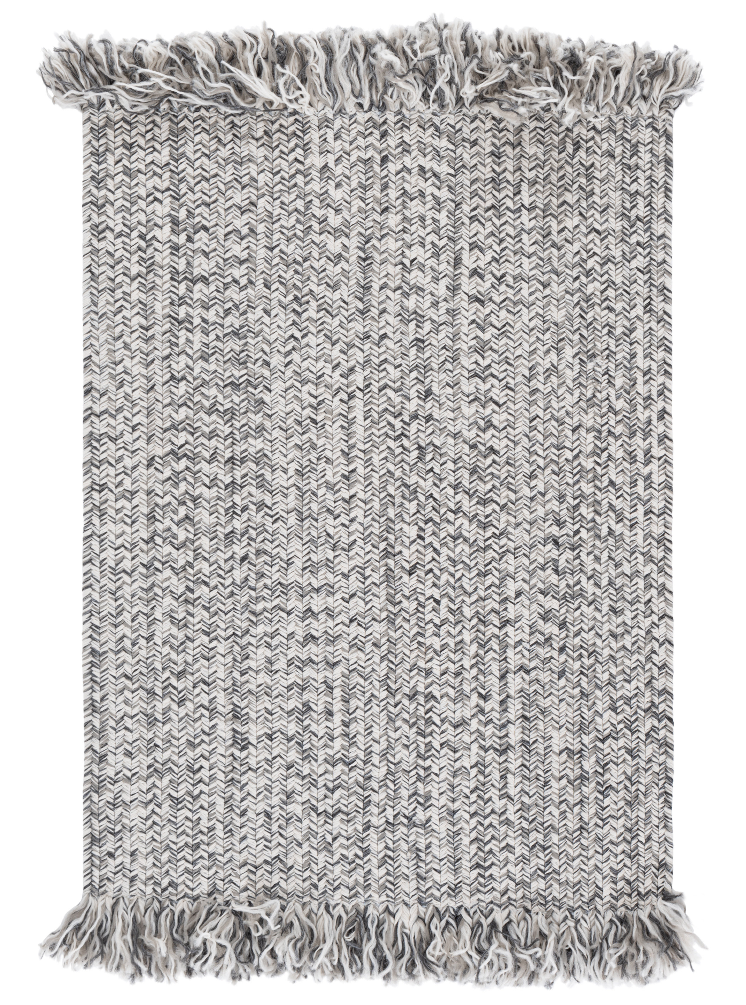 Ebern Designs Braided 301 Hand Woven Machine Washable No Pattern Rug ...