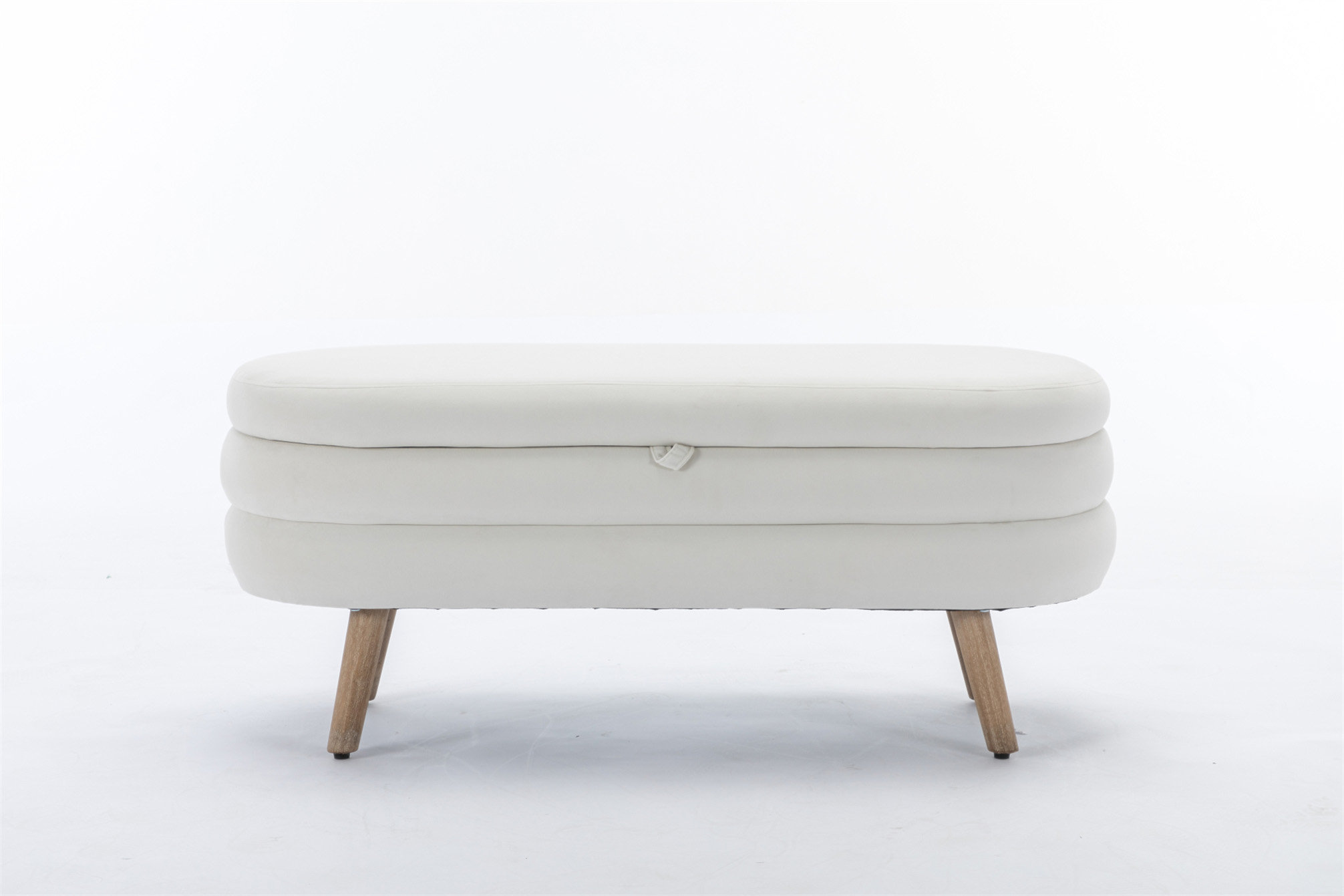 STYLISH Velvet Upholstered Storage Bench | Wayfair
