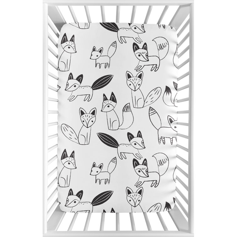 Sweet Jojo Designs Fox Mini Fitted Crib Sheet & Reviews | Wayfair