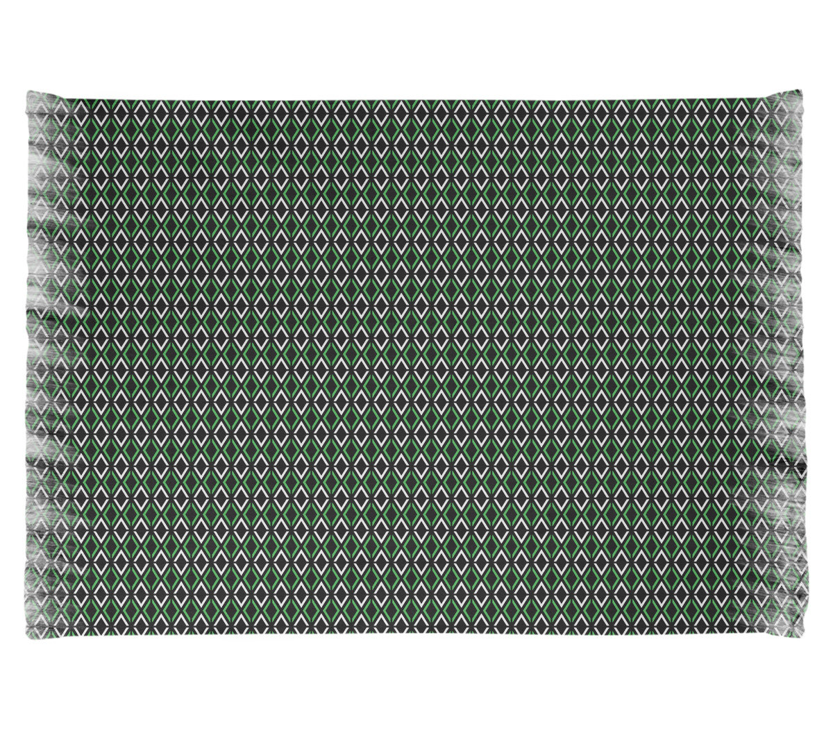 East Urban Home Classic Arrow Diamonds Black/Green Area Rug - Wayfair ...