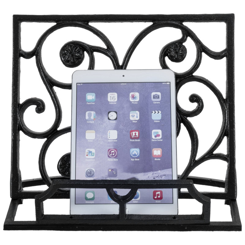 MyGift Cast Iron Counter Book Stand | Wayfair