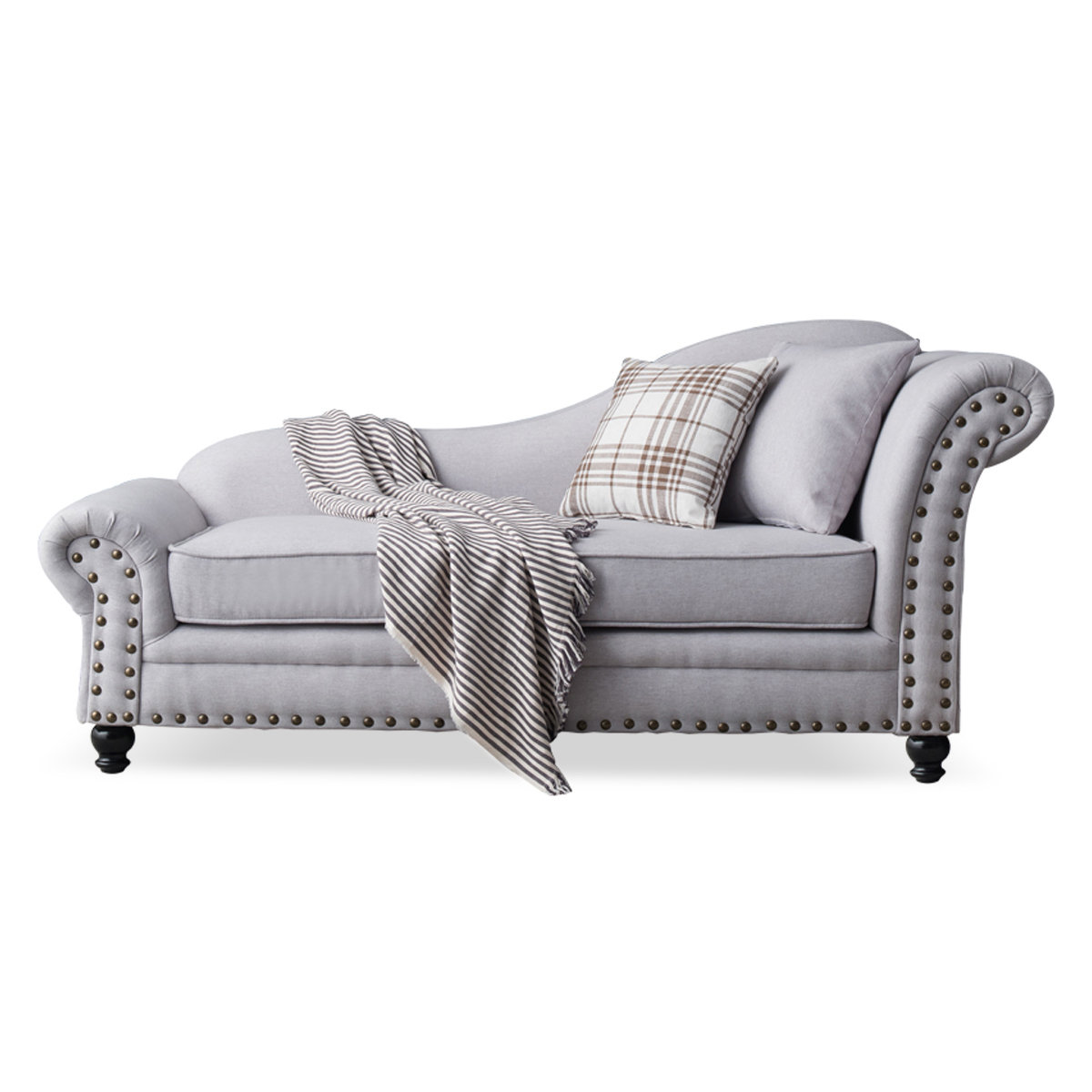 Finesse Furni Chaise Longue Single Chaise Longue Sofa Bed Small Apartment Fabric Lazy Collapse ...