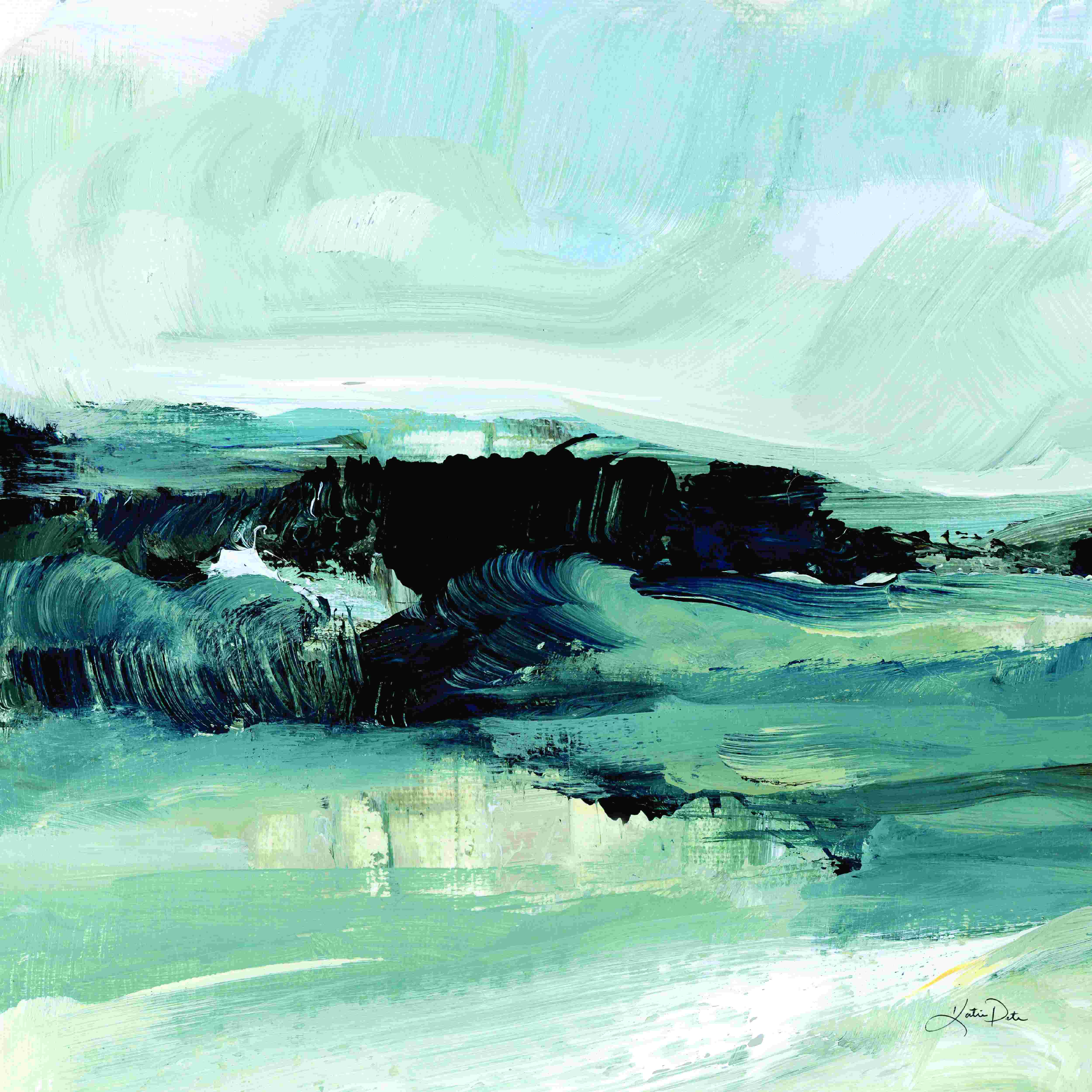 Wrought Studio™ Windswept Landscape II by Katrina Pete - Wrapped Canvas ...