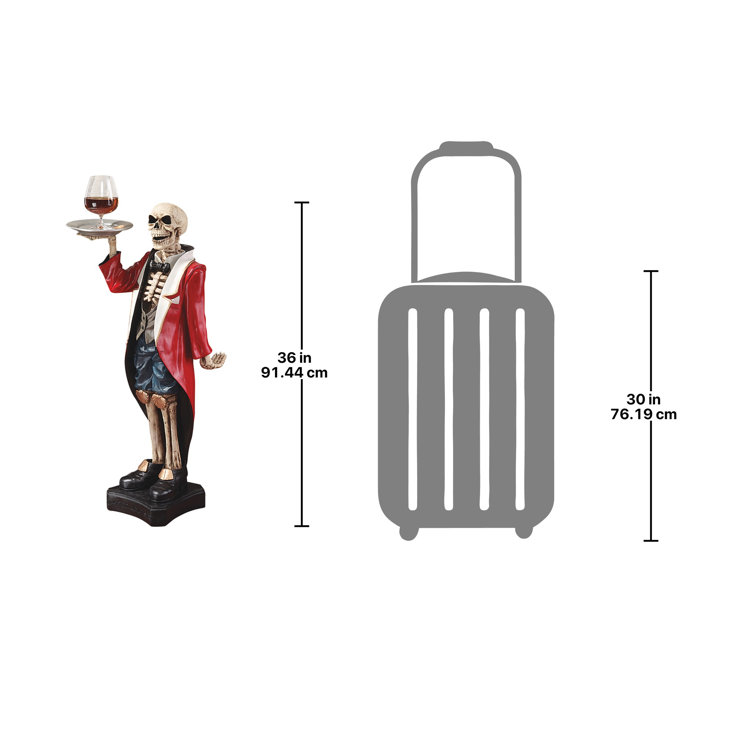 Design Toscano Bones the English Butler Statue & Reviews - Wayfair Canada