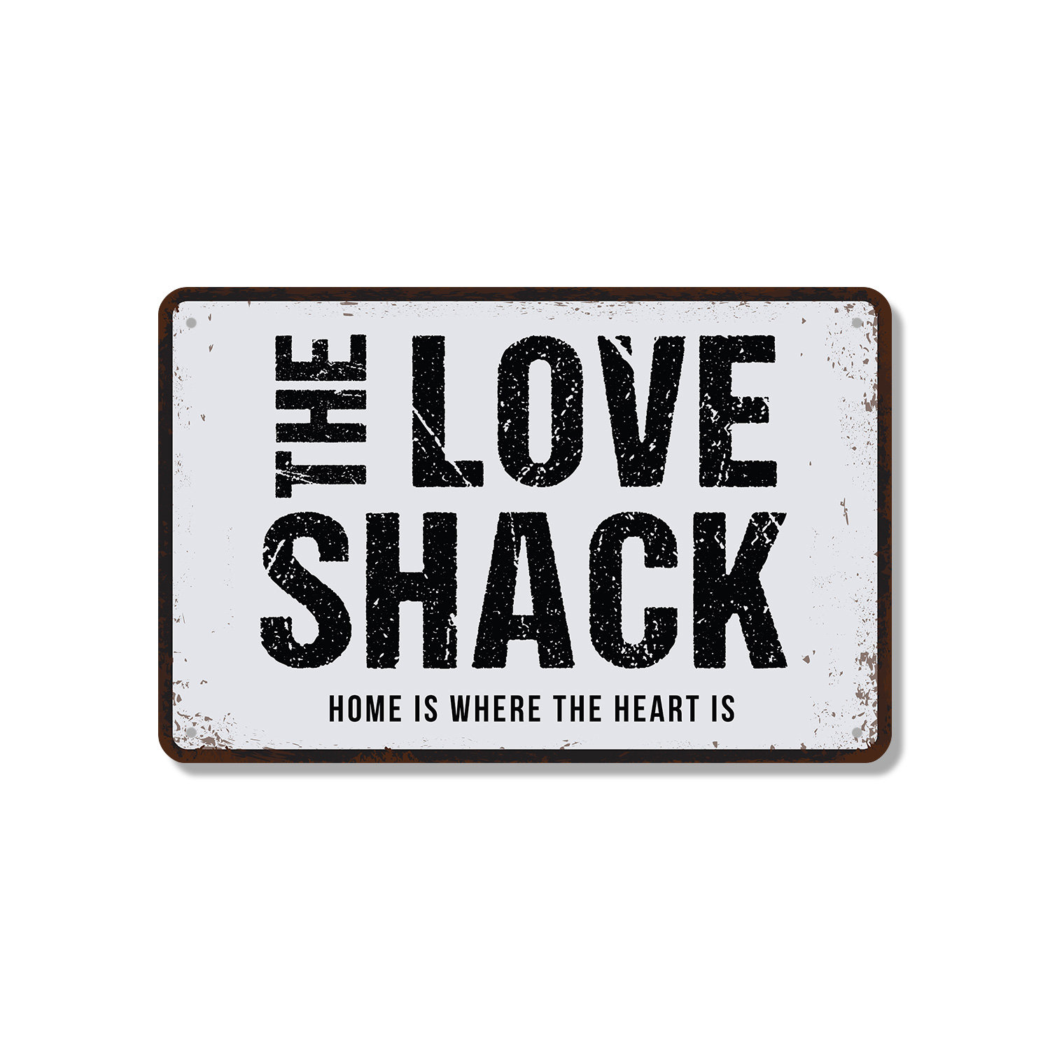 SignMission Love Shack 18 Inch x 24 Inch Novelty Aluminum Sign | Wayfair