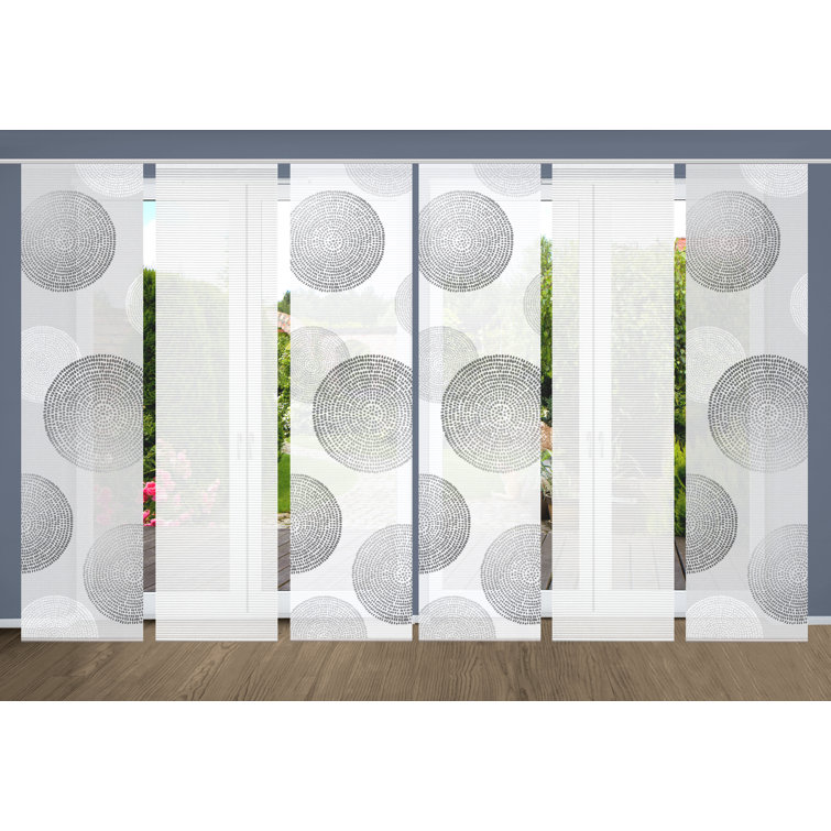 East Urban Home Polyester Semi Sheer Track Insert Sliding Panel ...