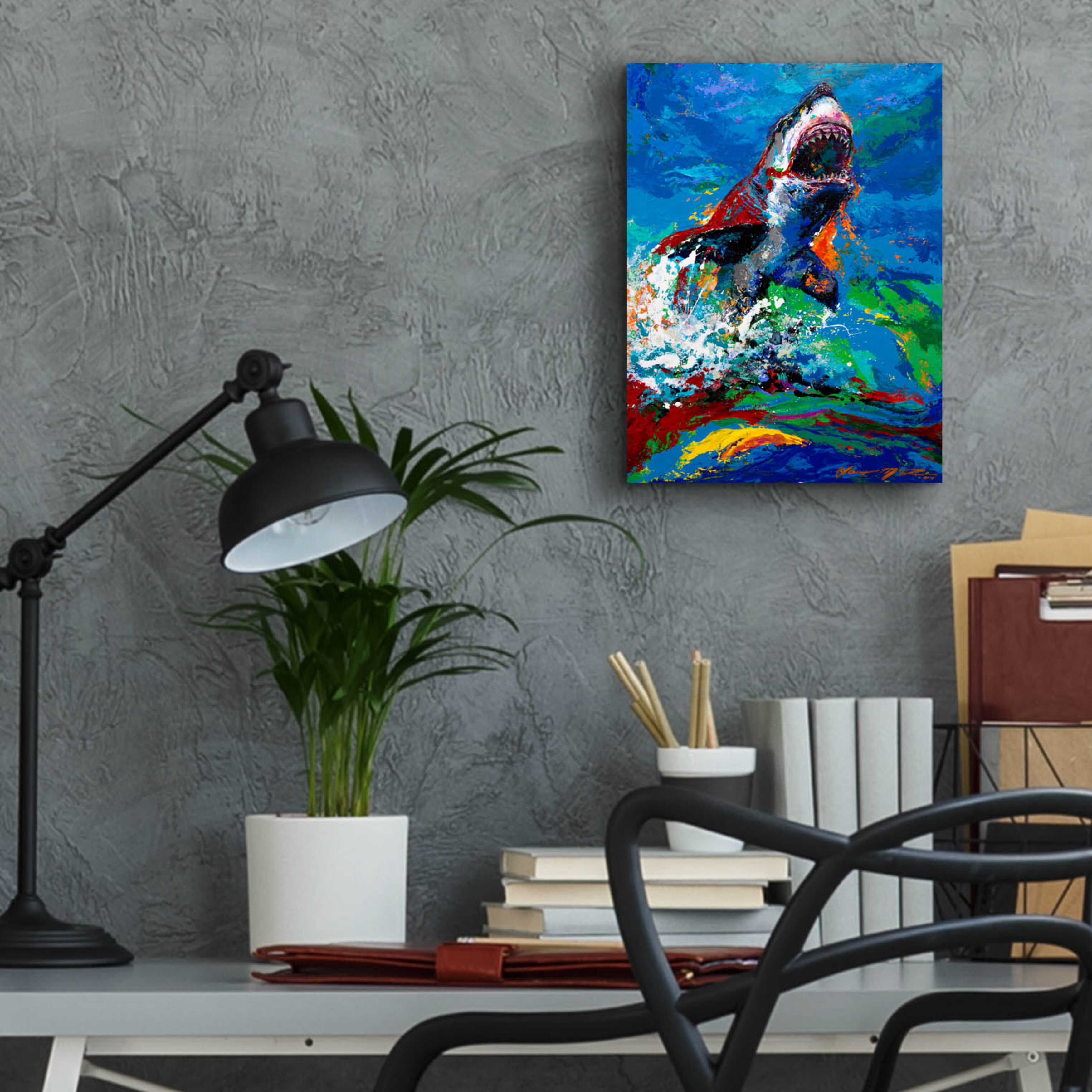 Dovecove The Lawyer Breeching Great White Shark by Jace D McTier ...
