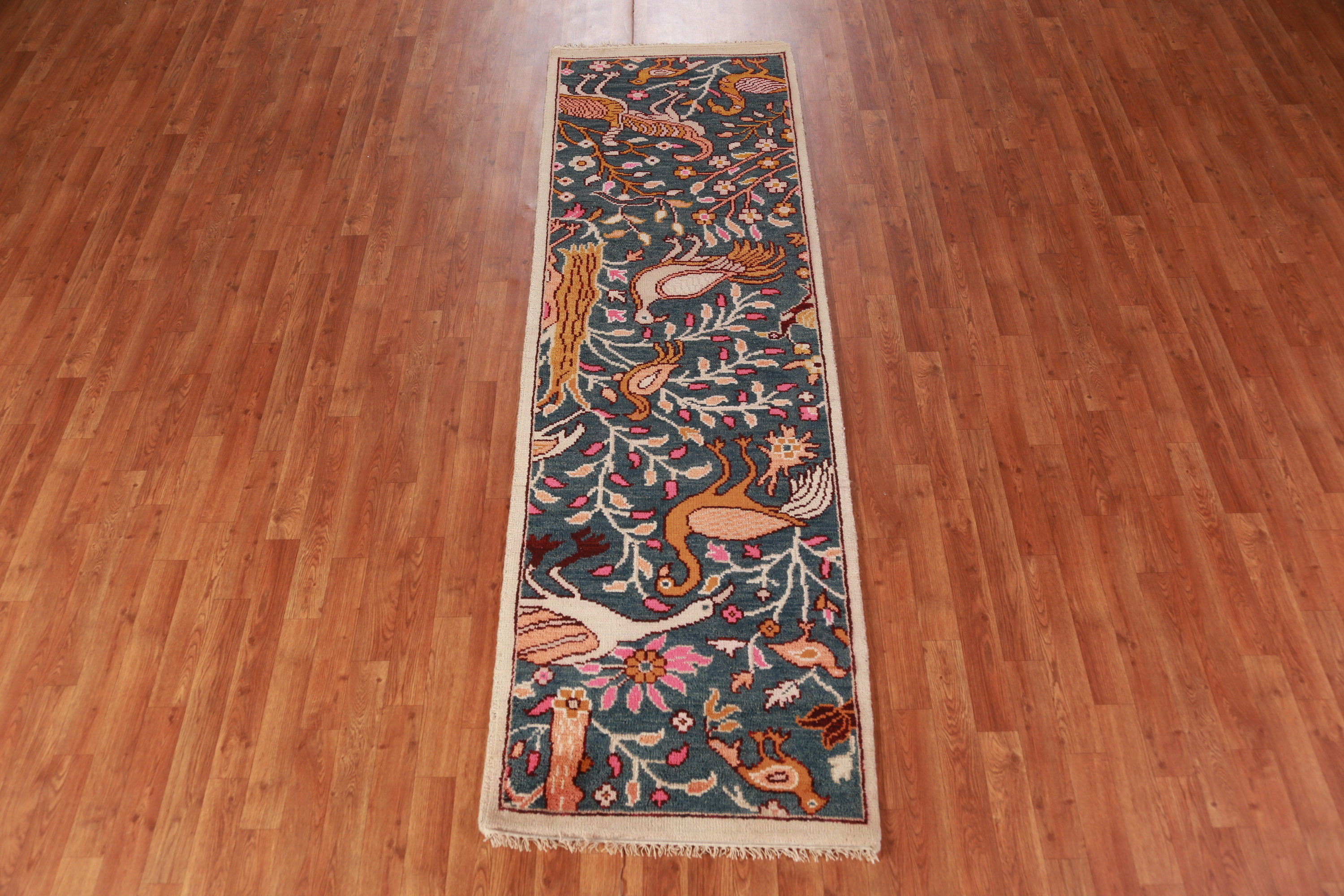 Isabelline Animals Design Ziegler Oriental Runner Rug | Wayfair