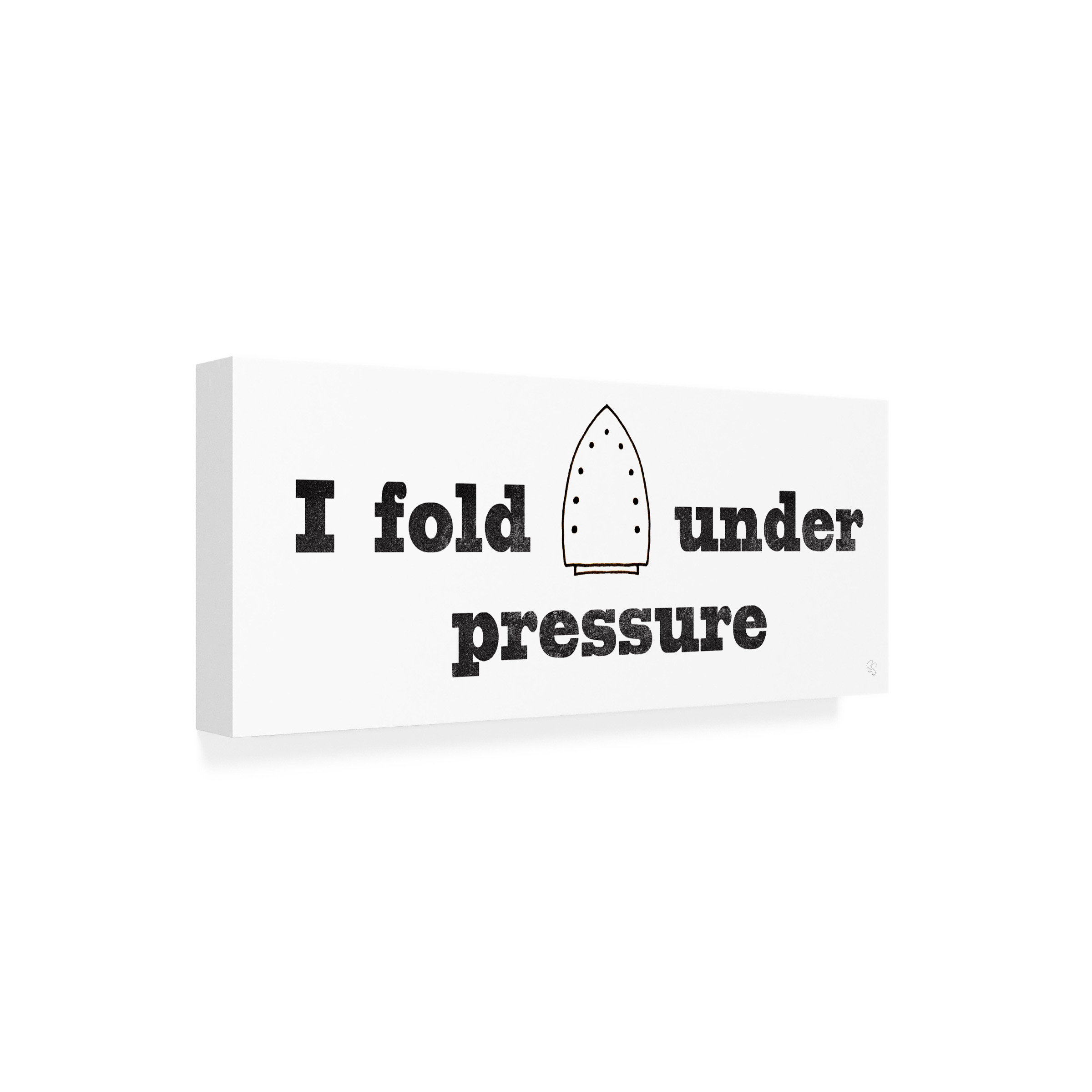 Trinx Sue Schlabach 'Fold Under Pressure' Canvas Art - Wayfair Canada