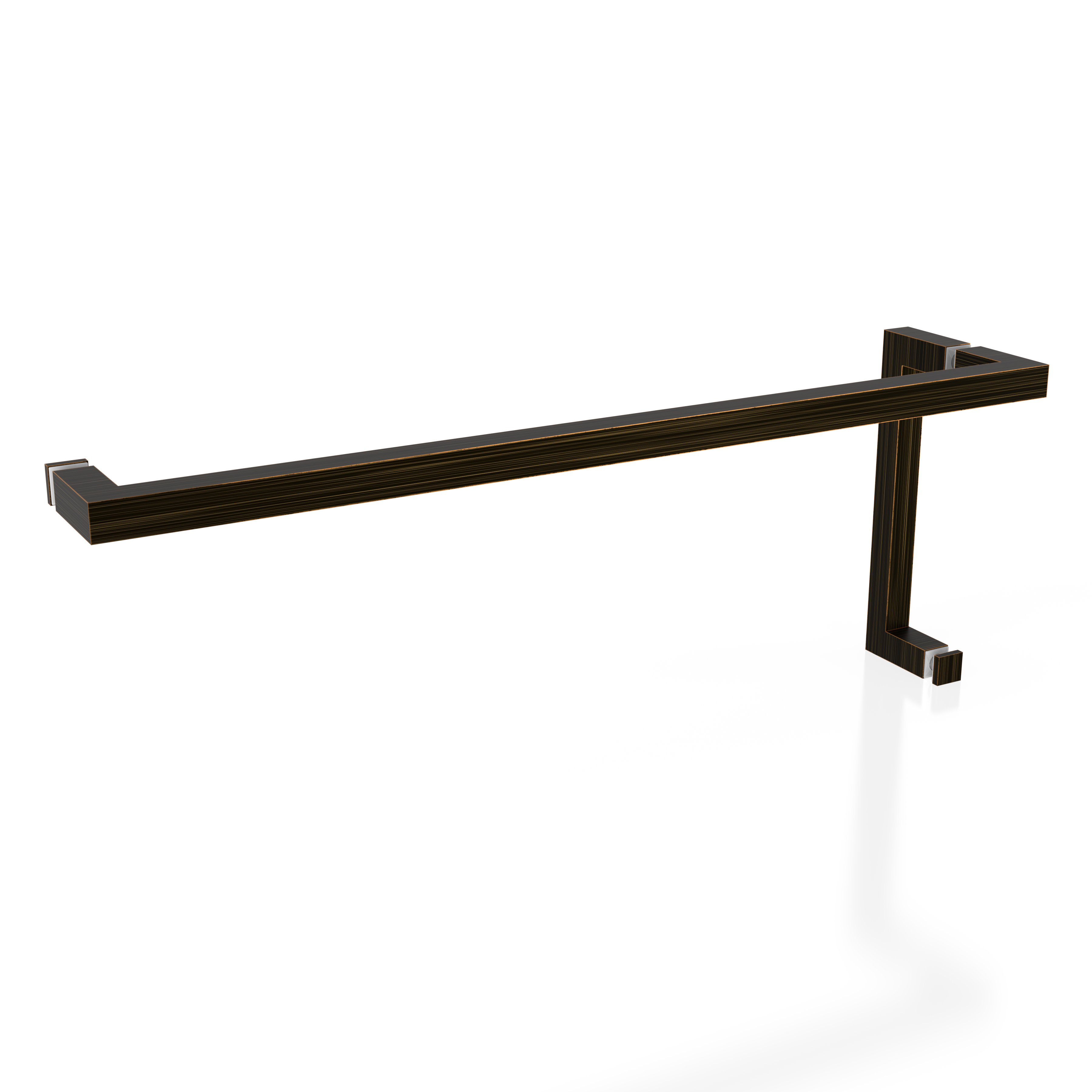 Glass Warehouse Umbra 58 in. x 78 in. Fully Frameless Wall Hinge Towel ...