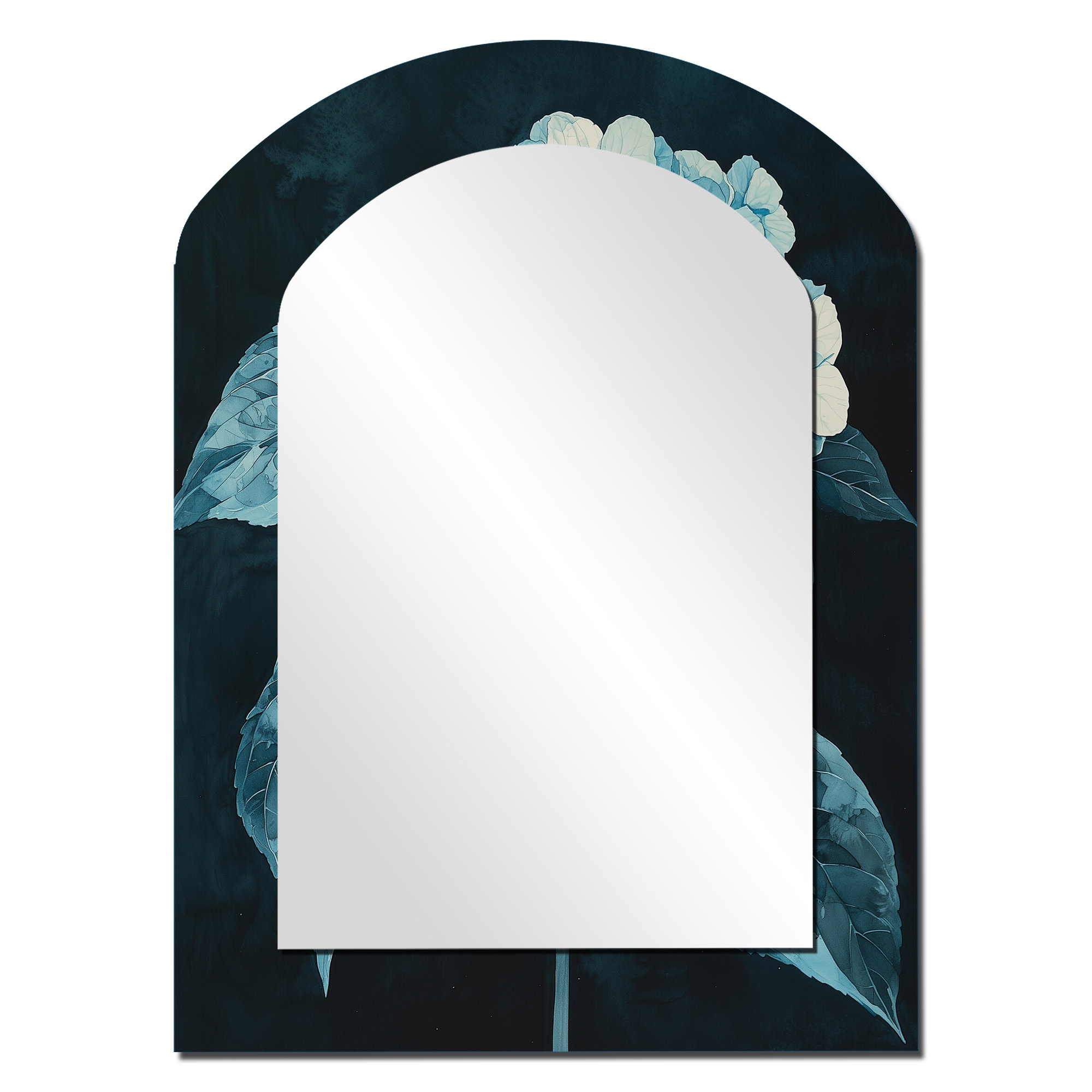 Dakota Fields Monochrome Hydrangeas In The Garden Shade II - Hydrangea ...