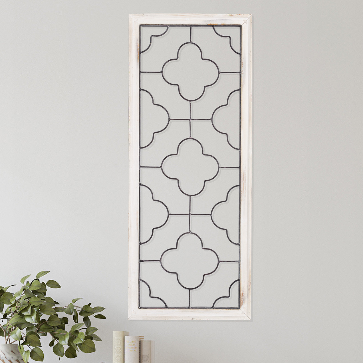 Ophelia & Co. Metal and Wood Clover Panel Wall Décor - Decorative ...