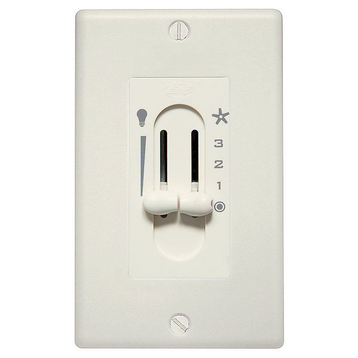 Hunter Fan Dual Slide Light and Ceiling Fan Wall Control & Reviews ...