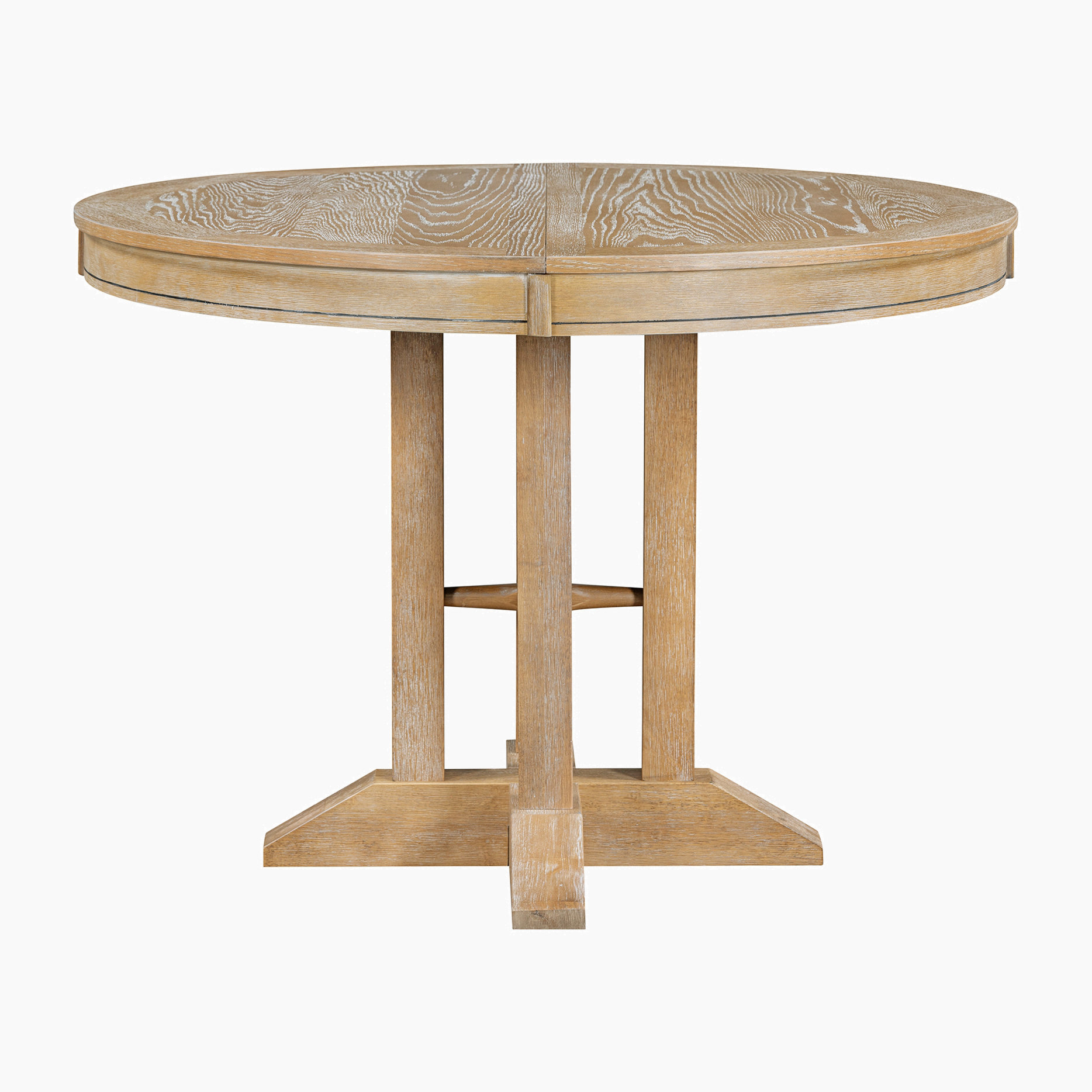 Winston Porter Miterrio Rustic Charm Extendable Round Dining Table ...