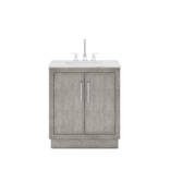 Chevington Atwell 29.13'' Single Bathroom Vanity with Carrara Marble ...