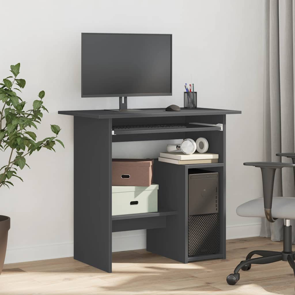 Latitude Run® Desk Computer Desk Home Office Antoniu Desk with Keyboard ...