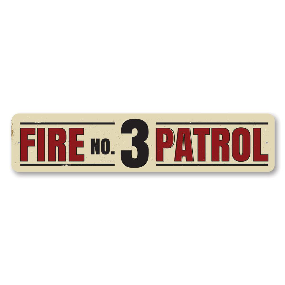 Lizton Sign Shop, Inc Fire Patrol Number Custom Aluminum Sign | Wayfair