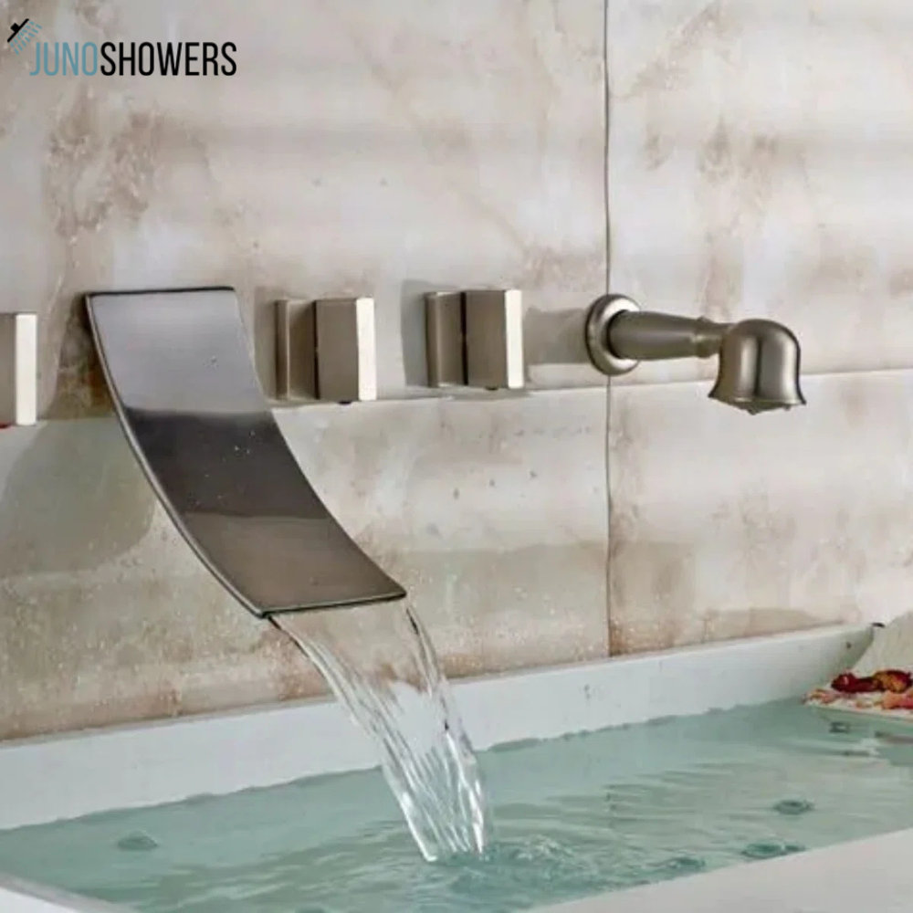 Juno Showers Stylish basin faucet with ceramic cartridge and water ...