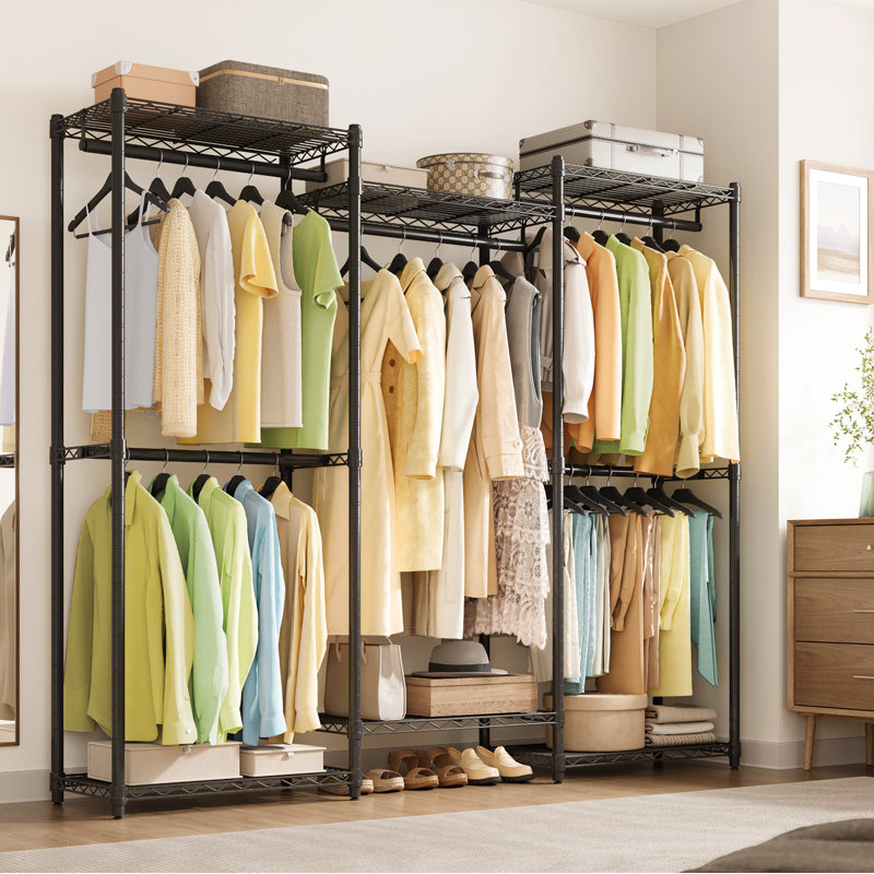 Rebrilliant Portable Closet Rack | Wayfair