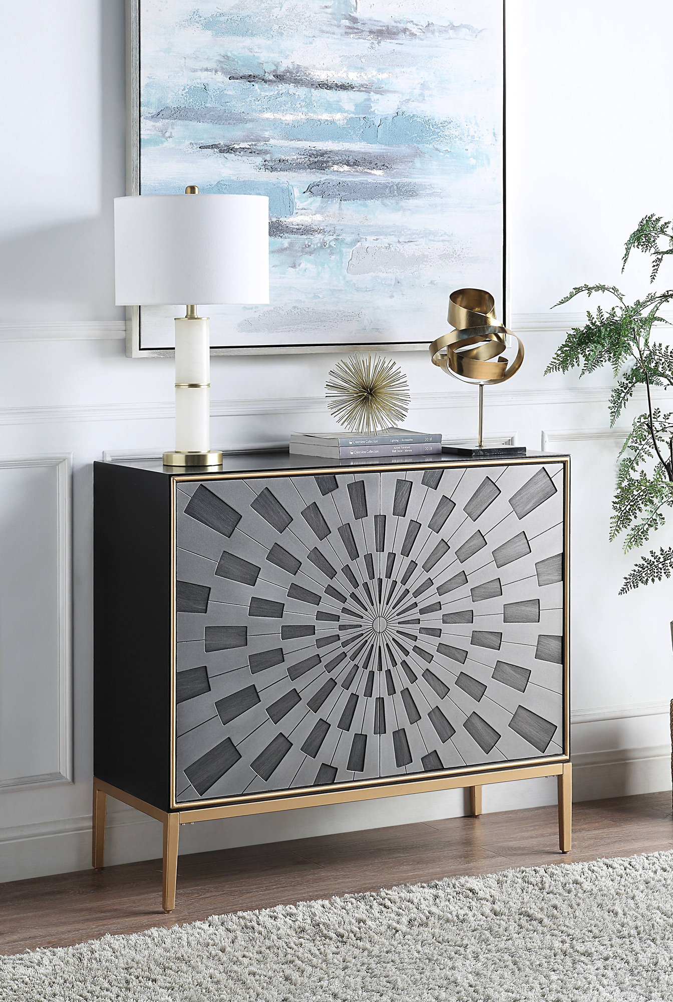 One Allium Way® Oak Finish Console Table | Wayfair