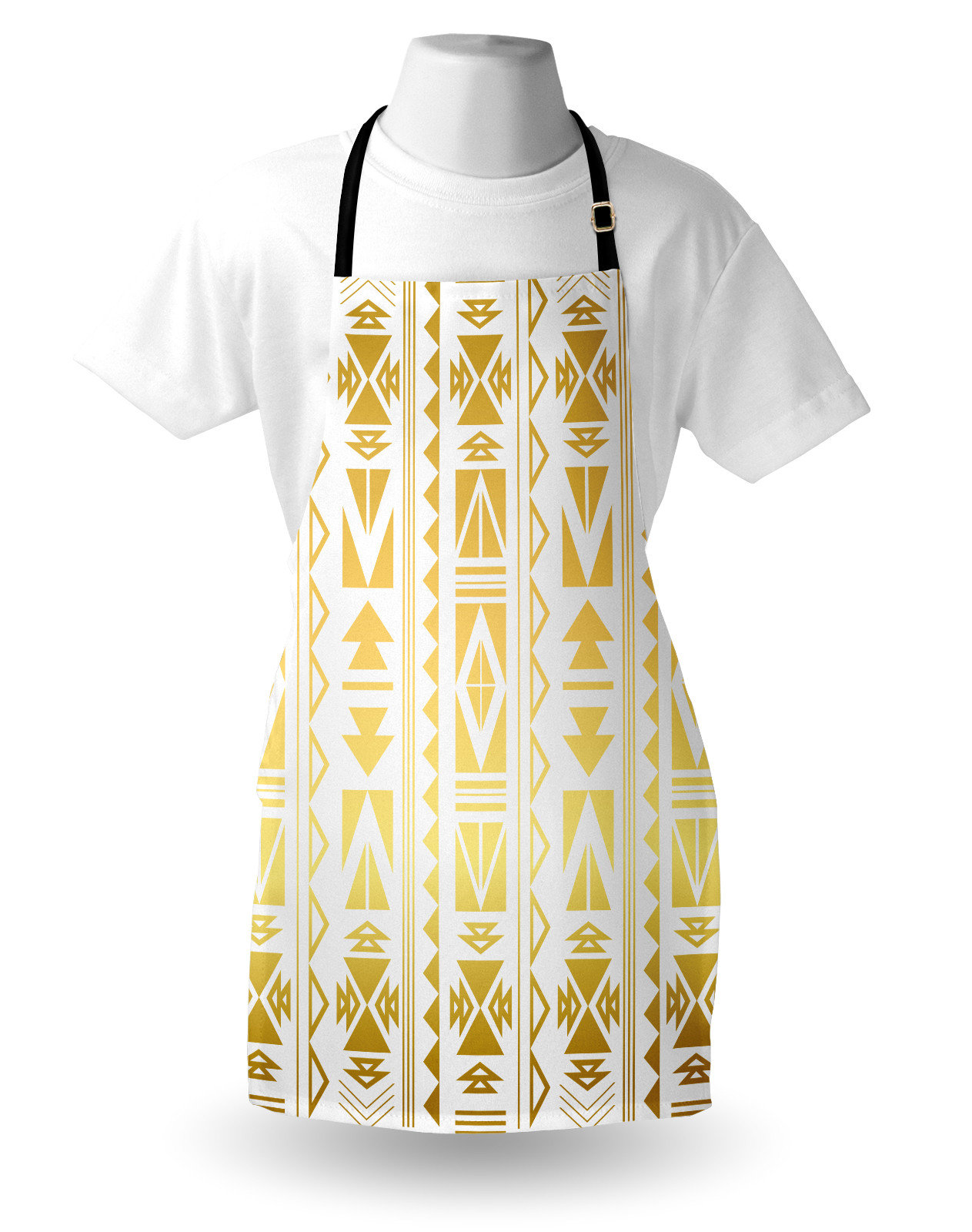 East Urban Home Ethnic Apron Unisex, Prehistoric Ombre Borders, Adult ...