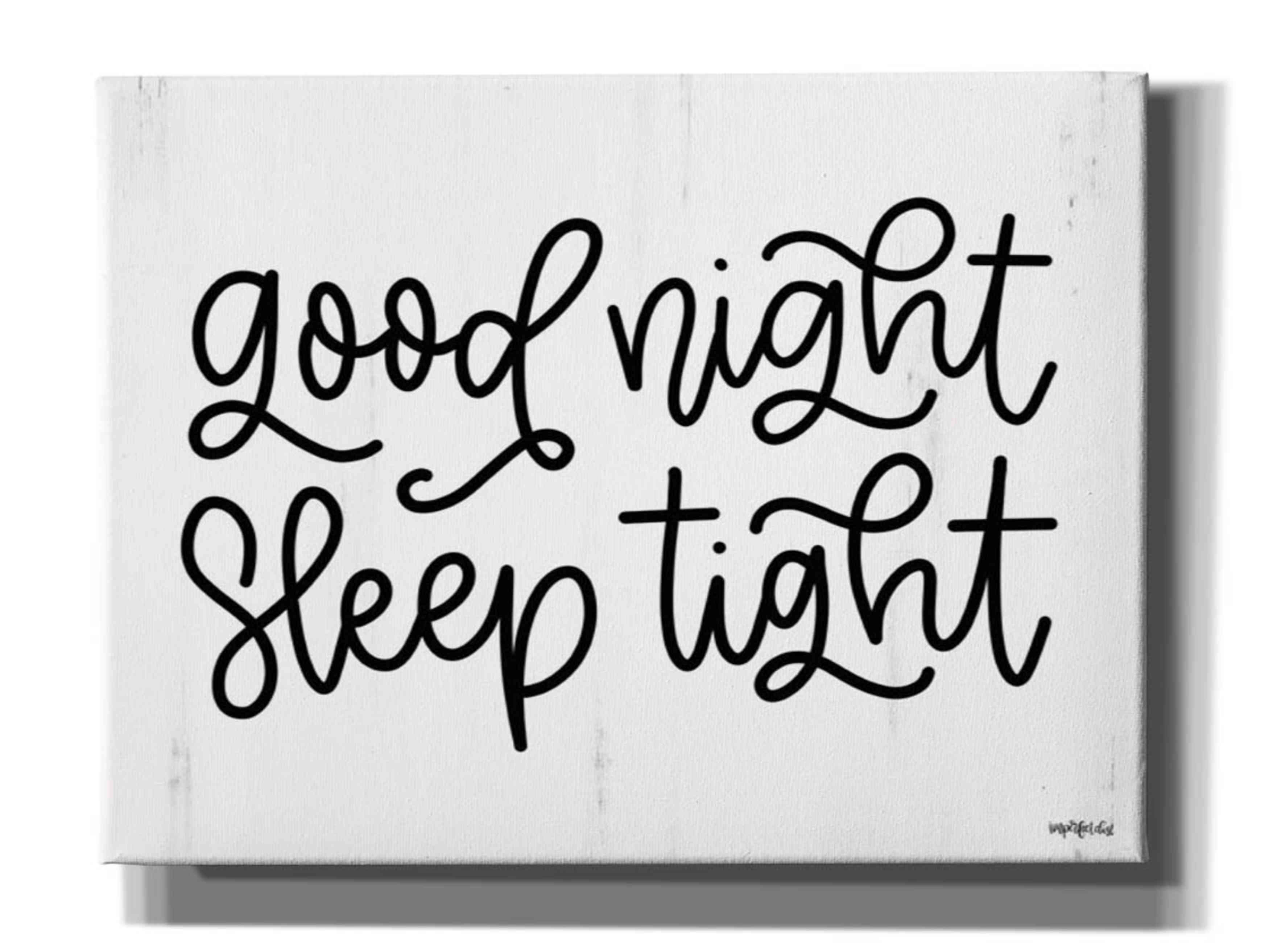 Epic Graffiti Good Night, Sleep Tight by - Wrapped Canvas Textual Art ...