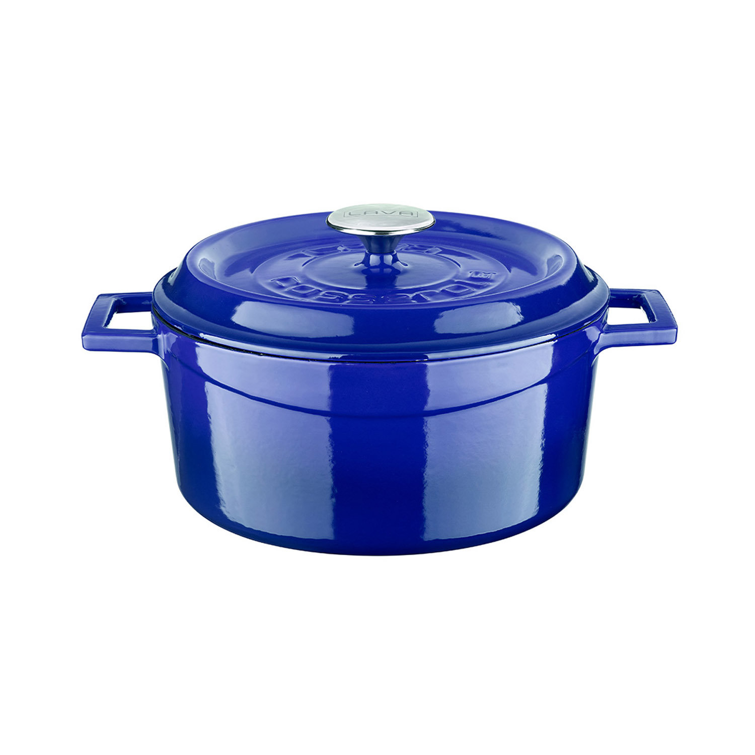 LAVA CAST IRON Lava Enameled Cast Iron Dutch Oven 4.75 Qt. Round ...