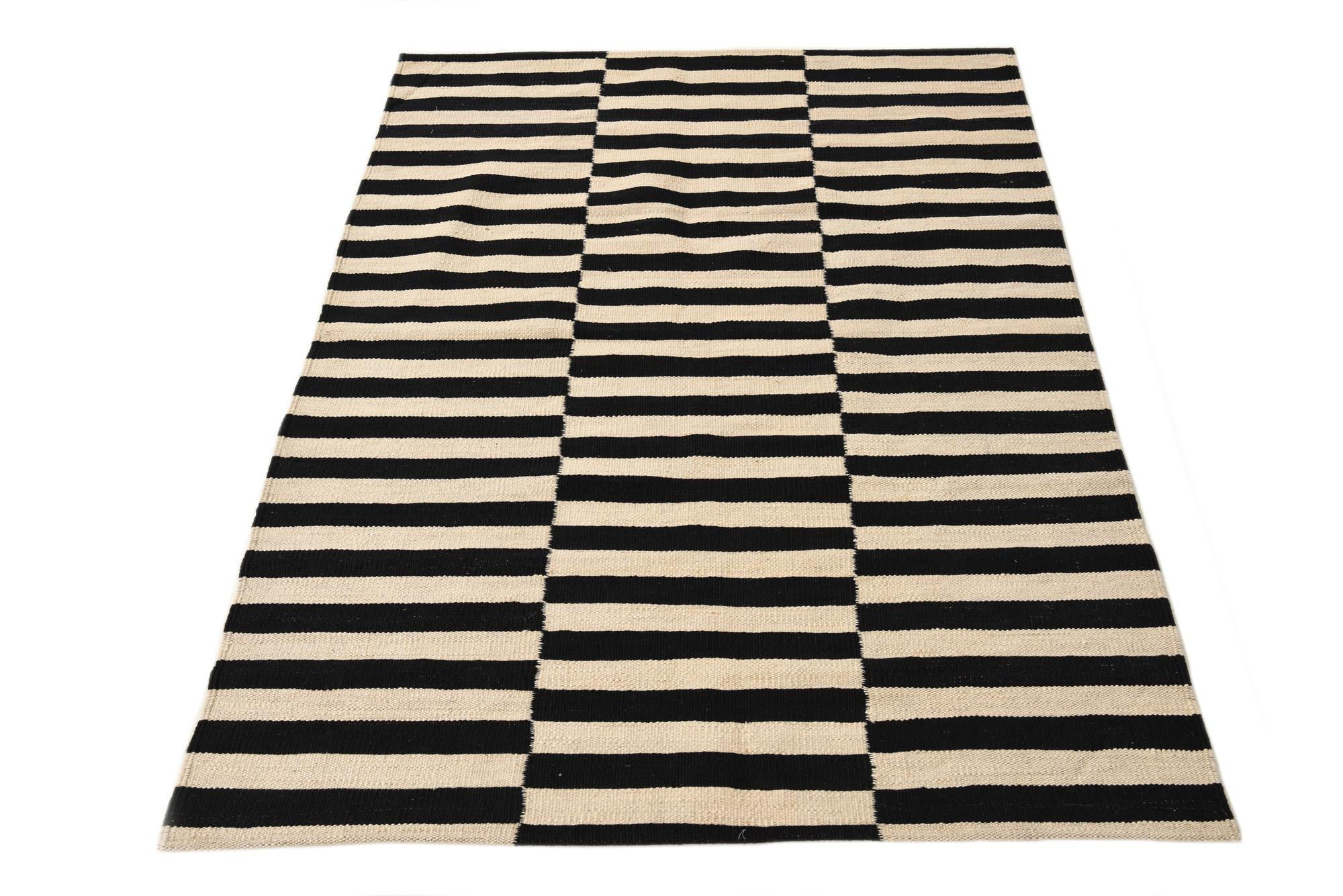Wayfair Black And White Rug