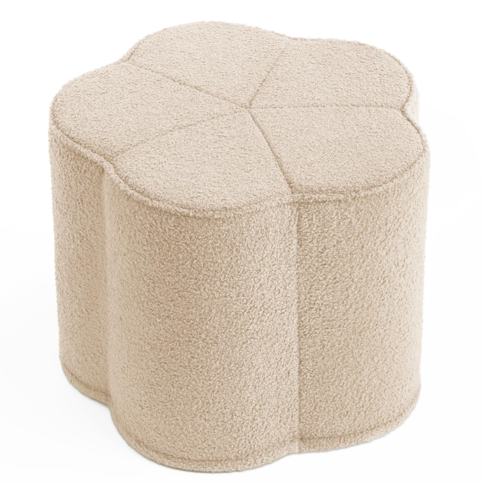 Dakota Fields Flower Pouf, Comfortable Flower Pouf For Living Room ...