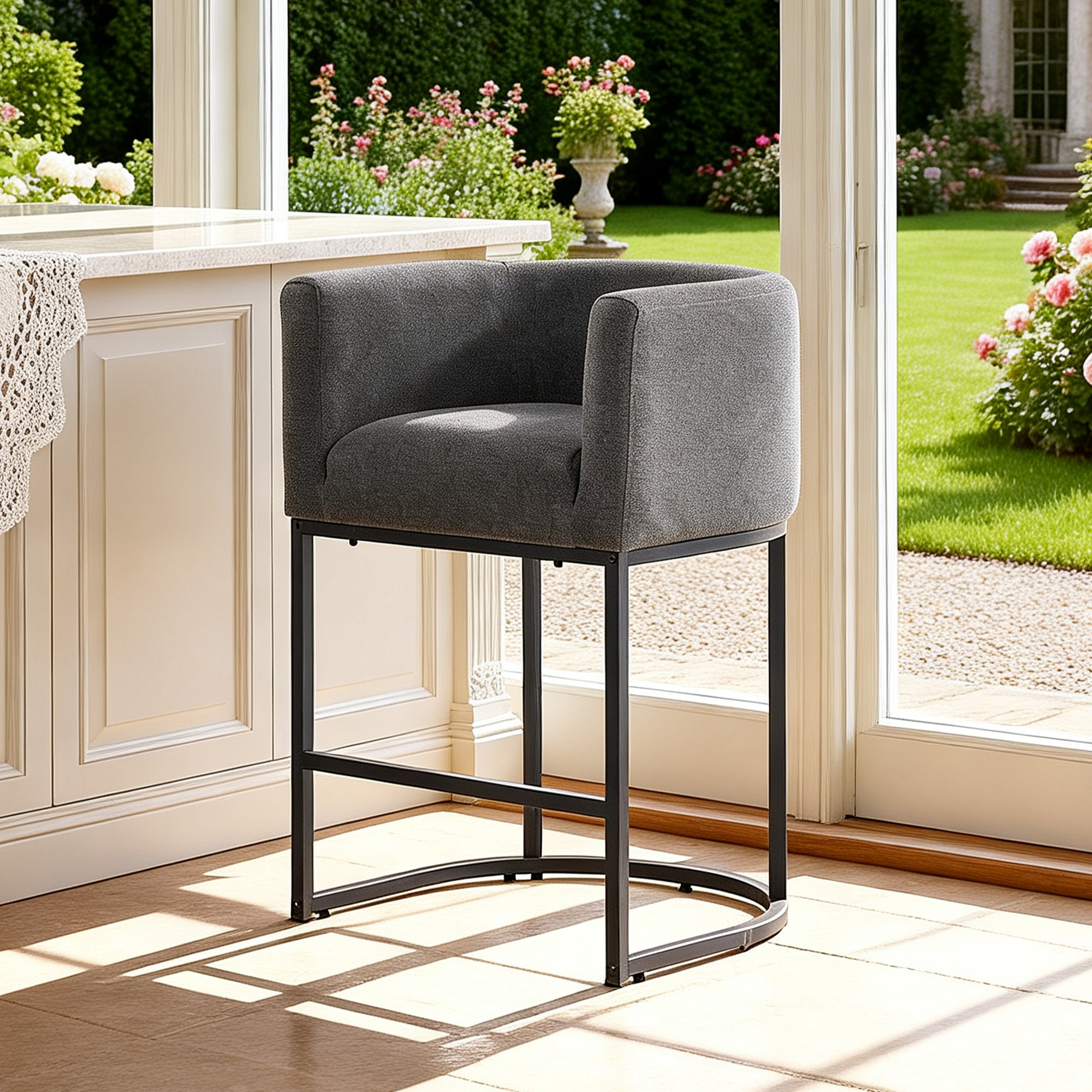 Red Barrel Studio® 26” Counter Height Bar Stools Set of 1, Modern ...