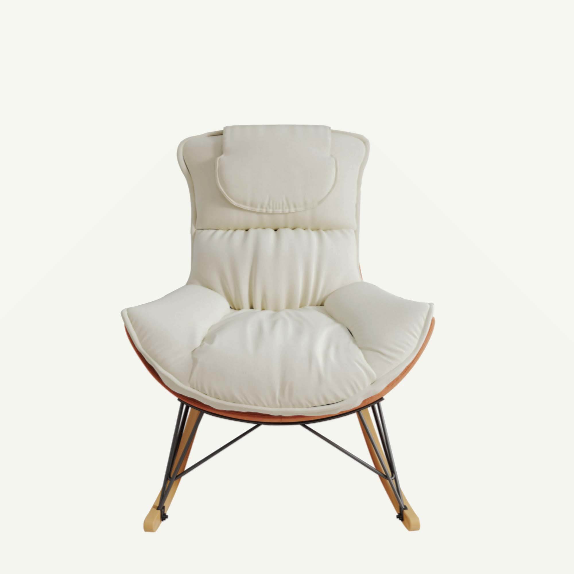 David Leisure Sofa Single Rocking Chair, Light Luxury Sofa Chair ...