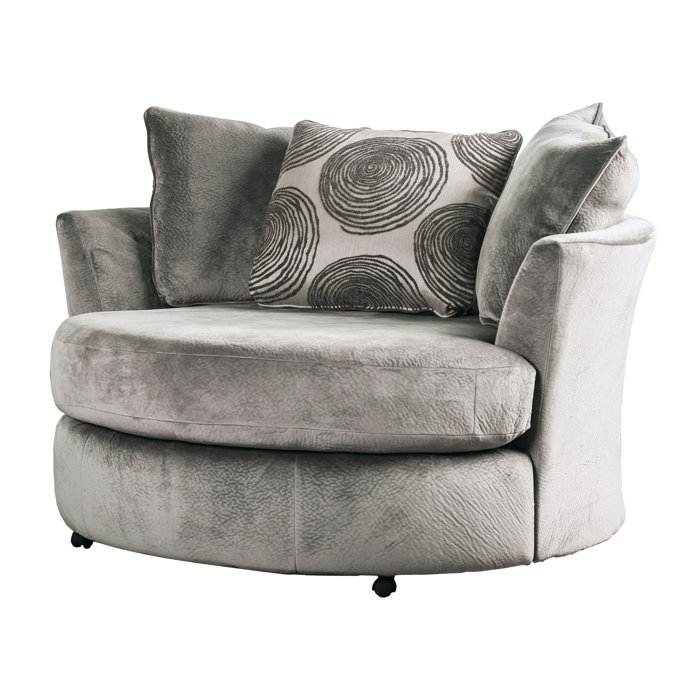 Lark Manor Adaley Upholstered Chair And A Half & Reviews | Wayfair
