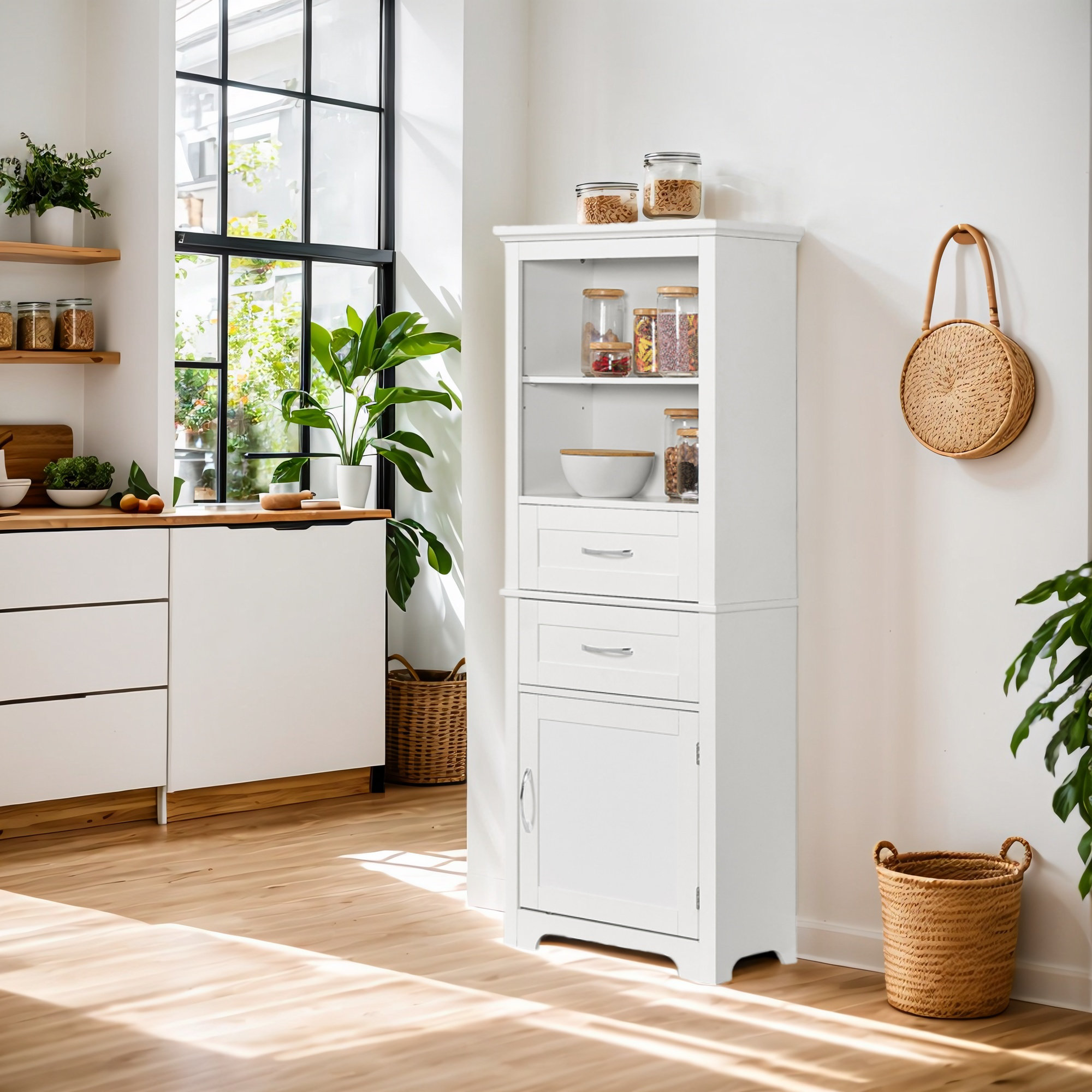 Lark Manor™ Carlien 22.63'' Wide 2 - Shelf Storage Cabinet | Wayfair