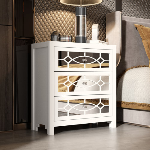 Mirrored Nightstands You'll Love | Wayfair