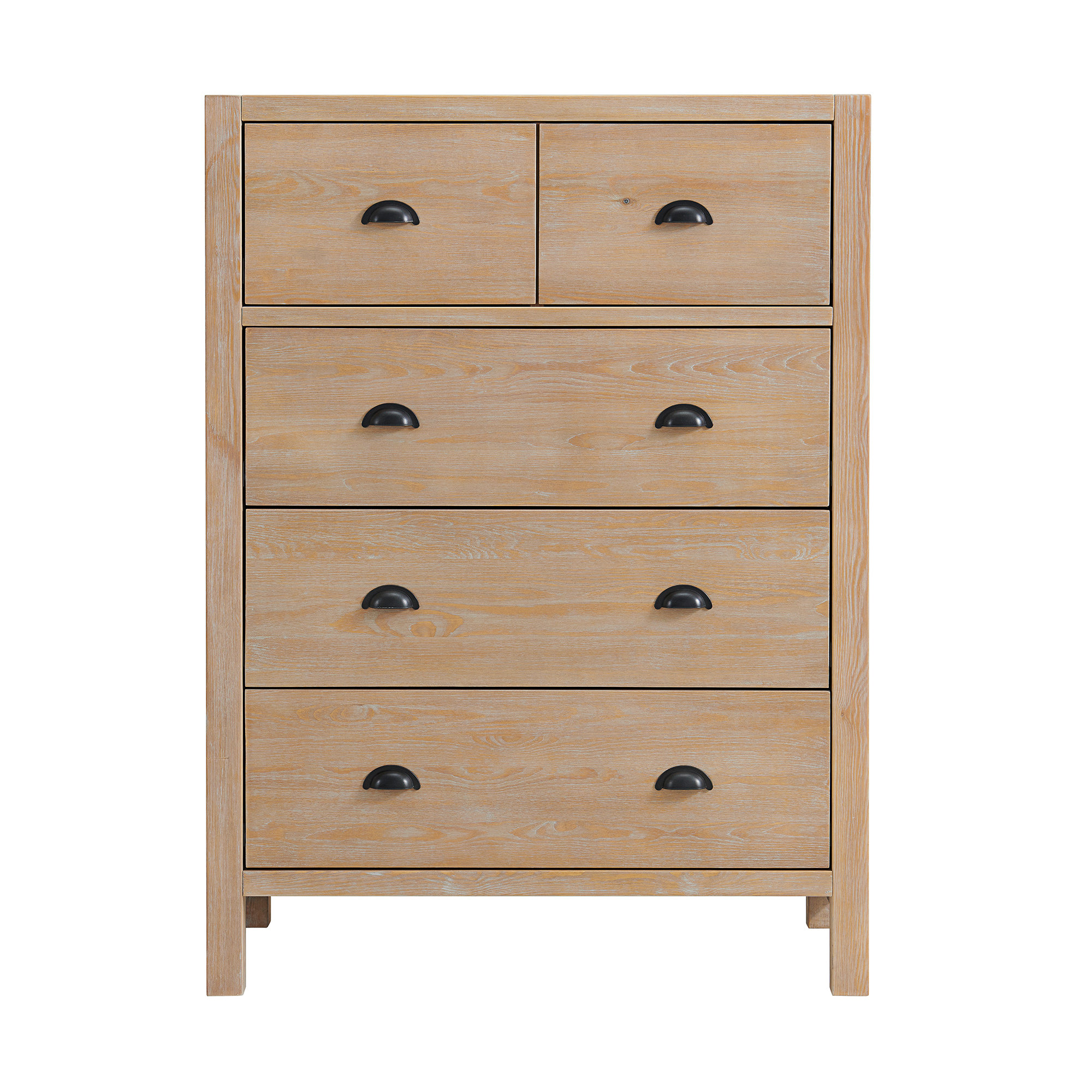 Alaterre Arden 36" W Bohemian Style Rectangular Chest With 5 Drawers ...
